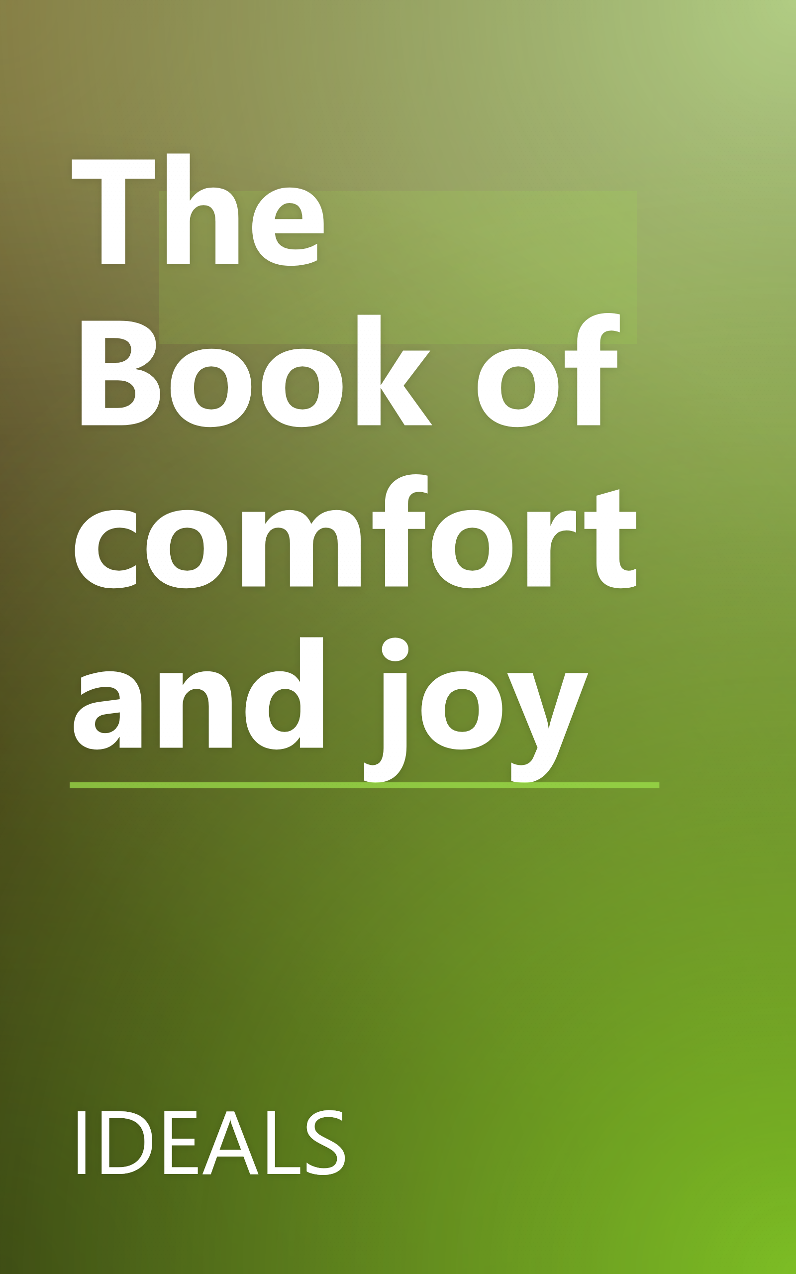 The Book of comfort and joy book cover