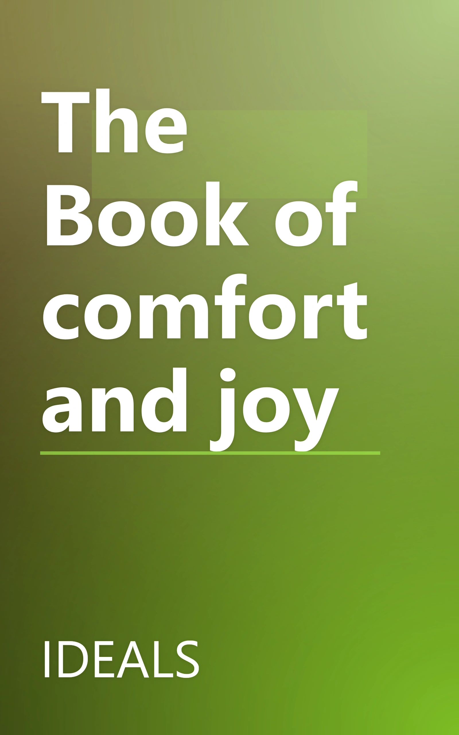The Book of comfort and joy book cover