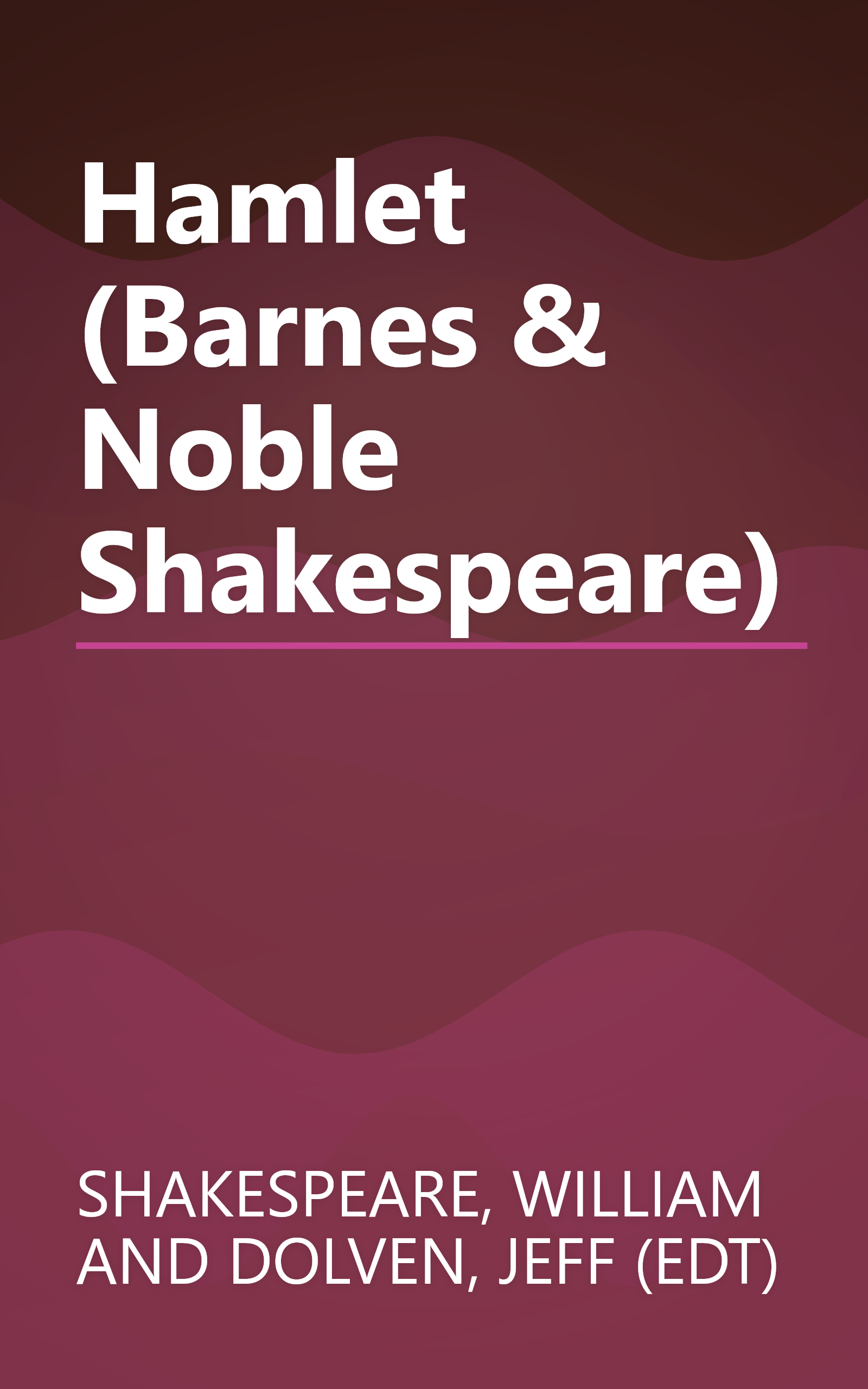 Hamlet (Barnes & Noble Shakespeare) book cover