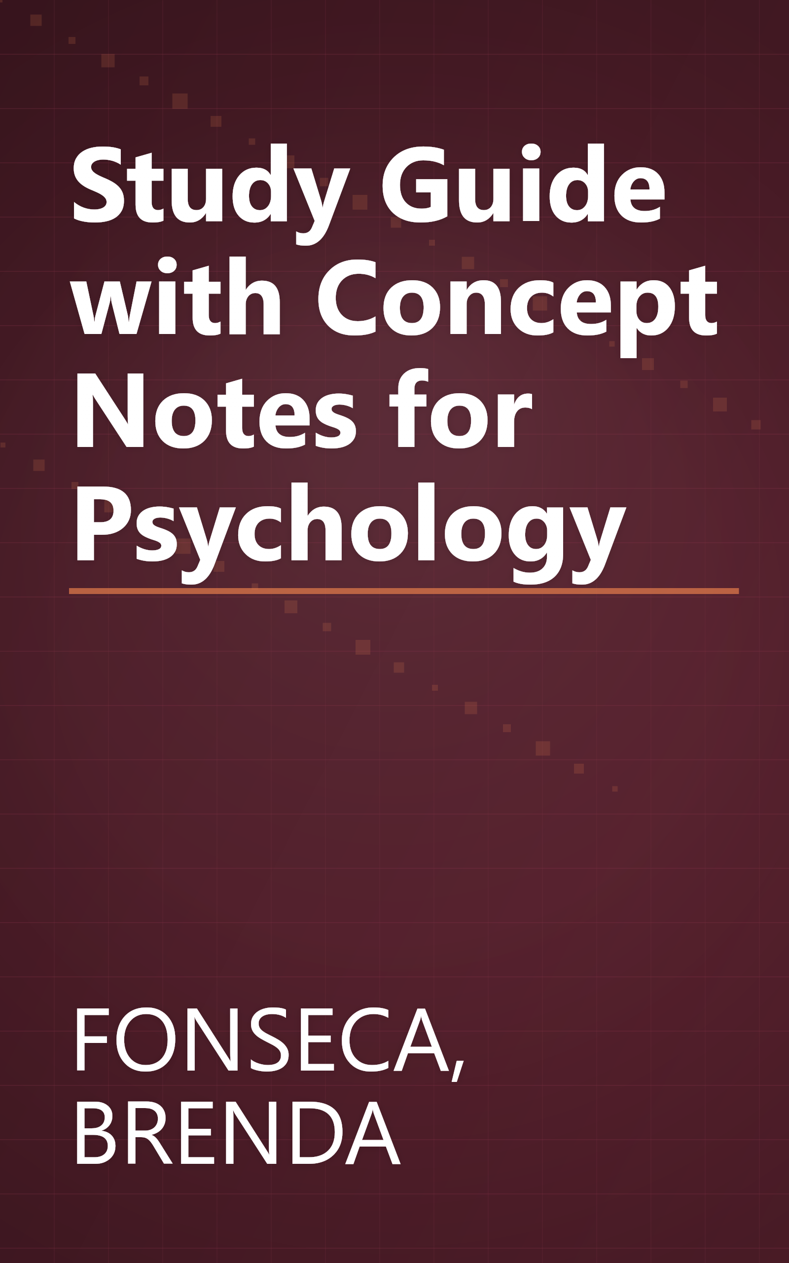 Study Guide with Concept Notes for Psychology book cover