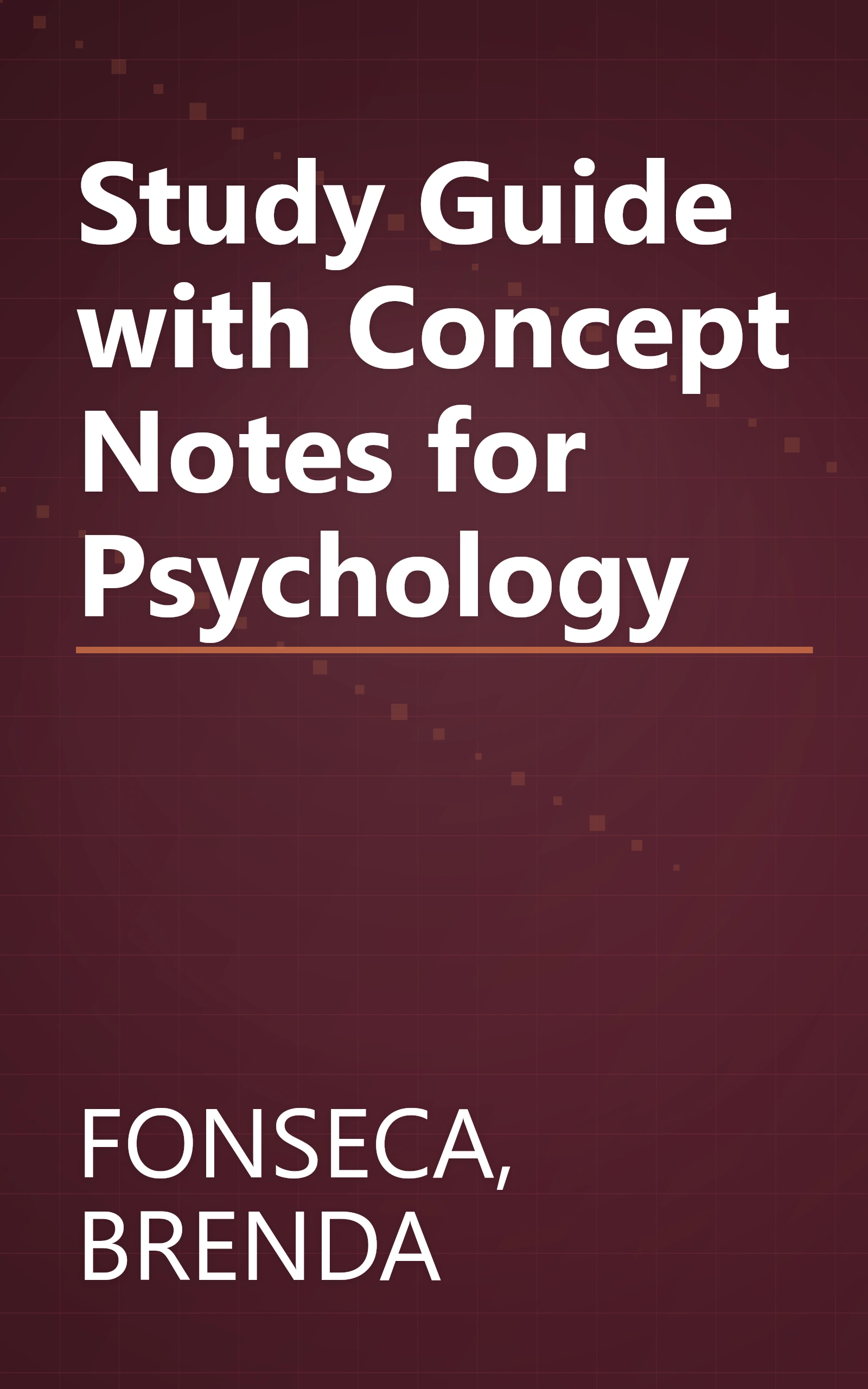 Study Guide with Concept Notes for Psychology book cover