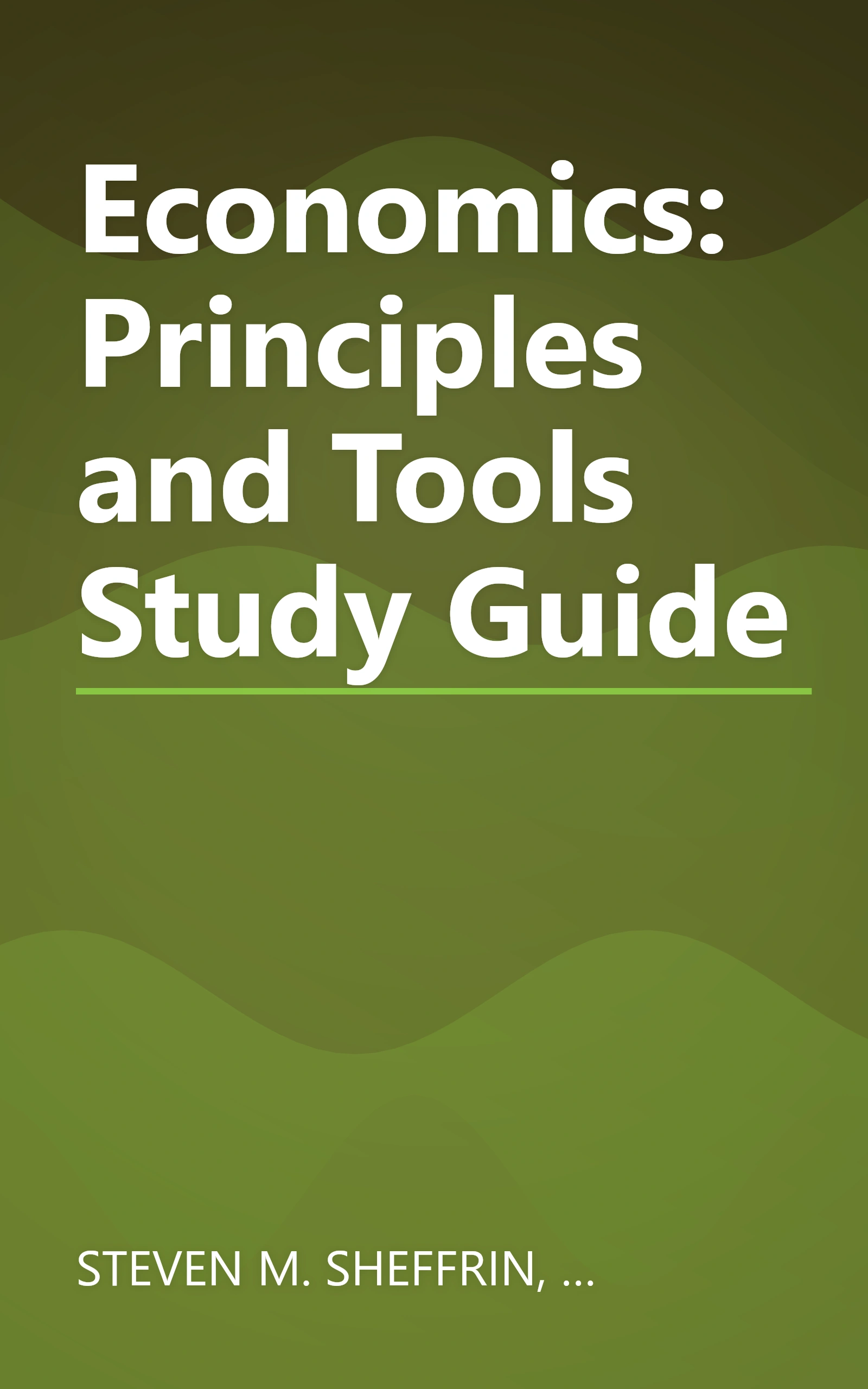 Economics: Principles and Tools Study Guide book cover
