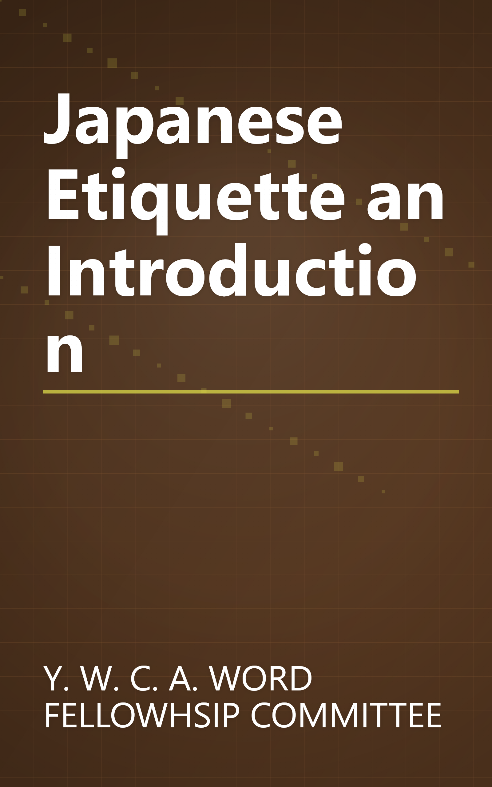 Japanese Etiquette an Introduction book cover