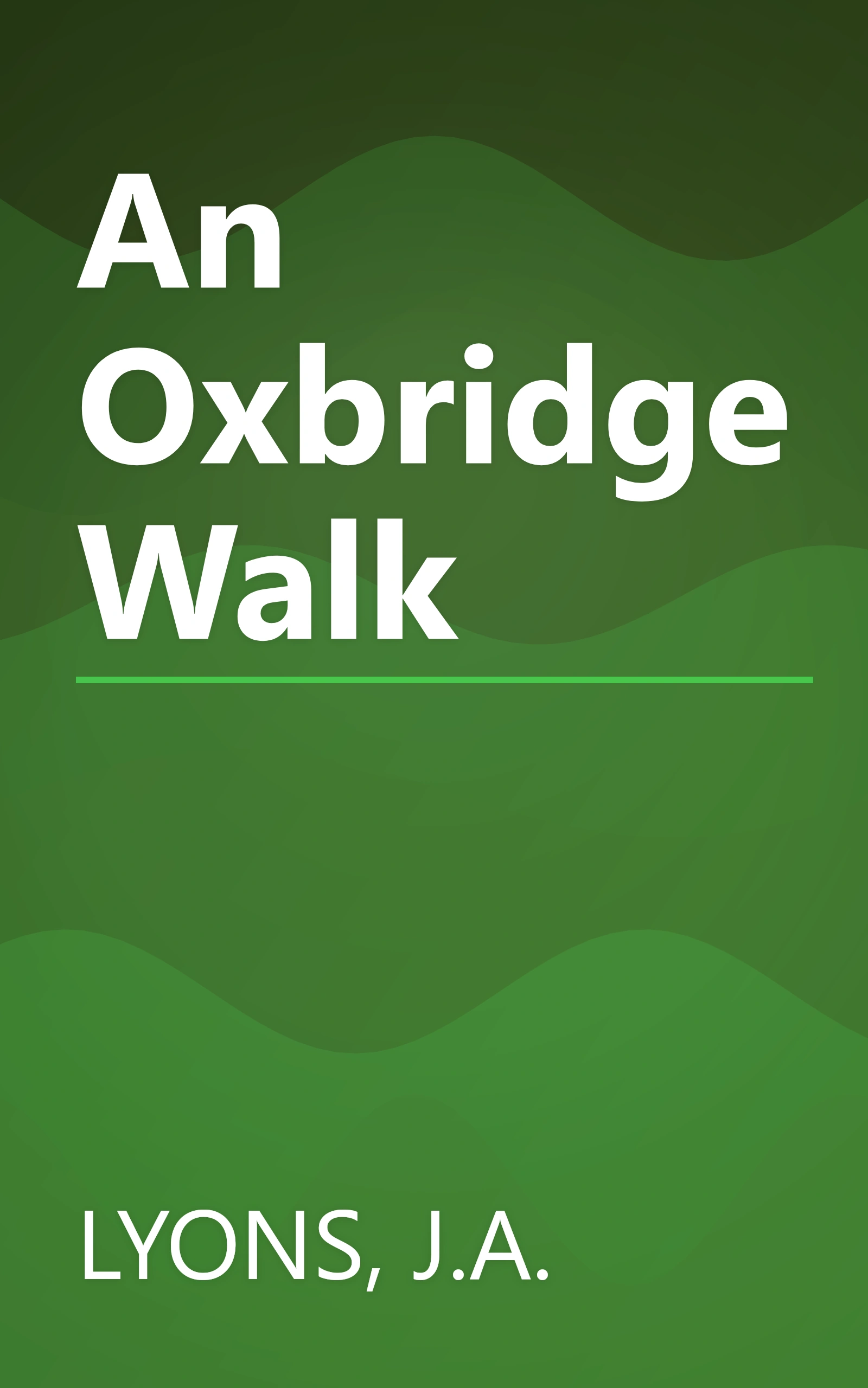 An Oxbridge Walk book cover