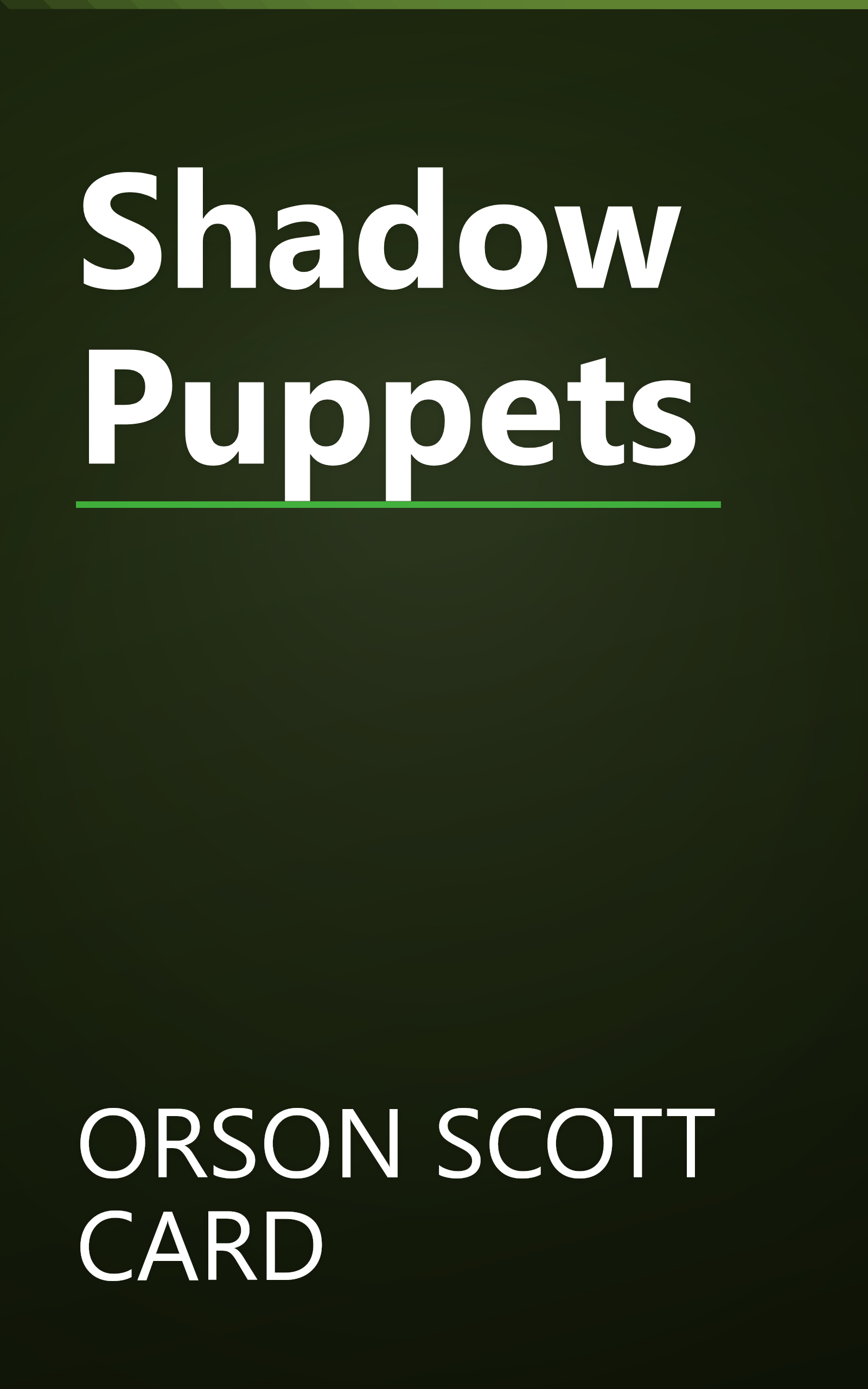 Shadow Puppets book cover