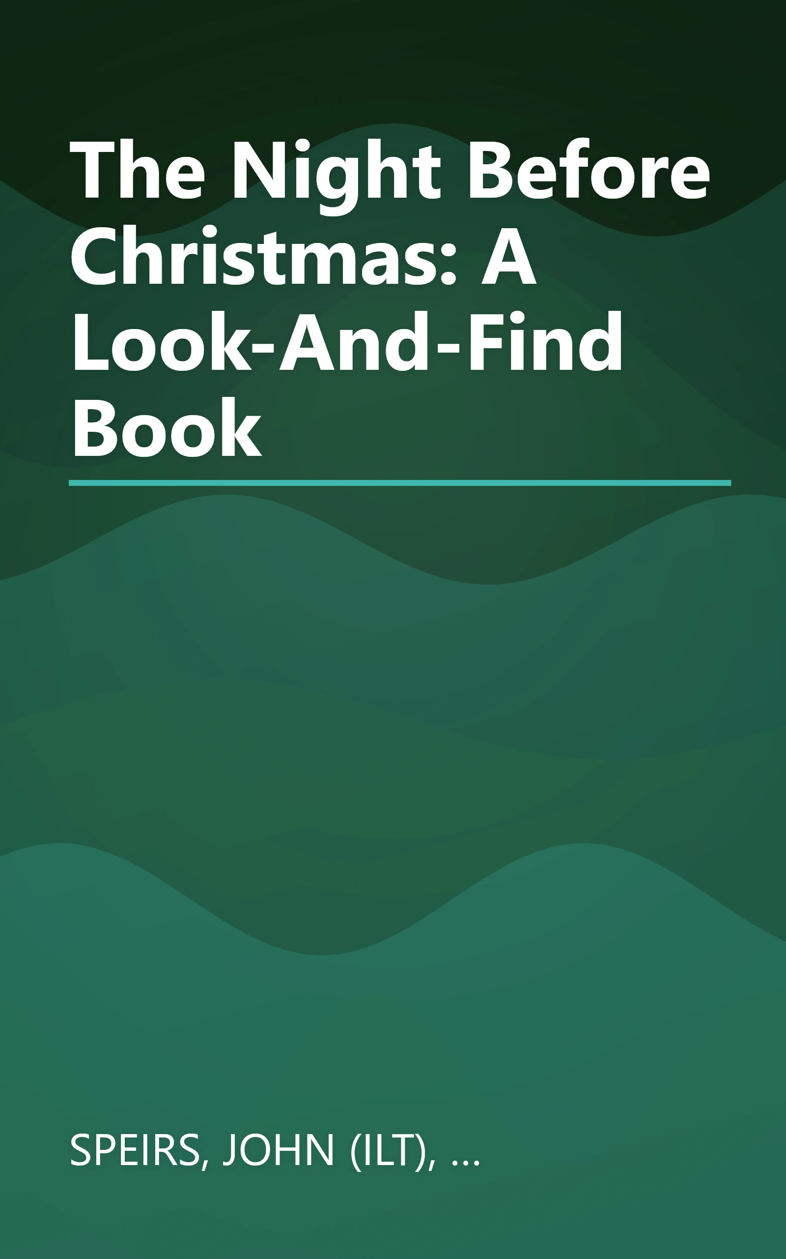 The Night Before Christmas: A Look-And-Find Book book cover