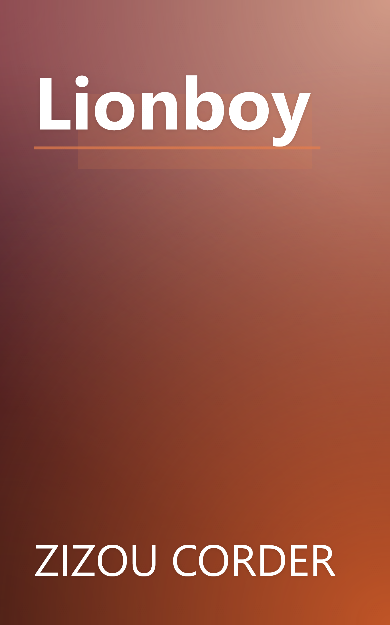 Lionboy book cover