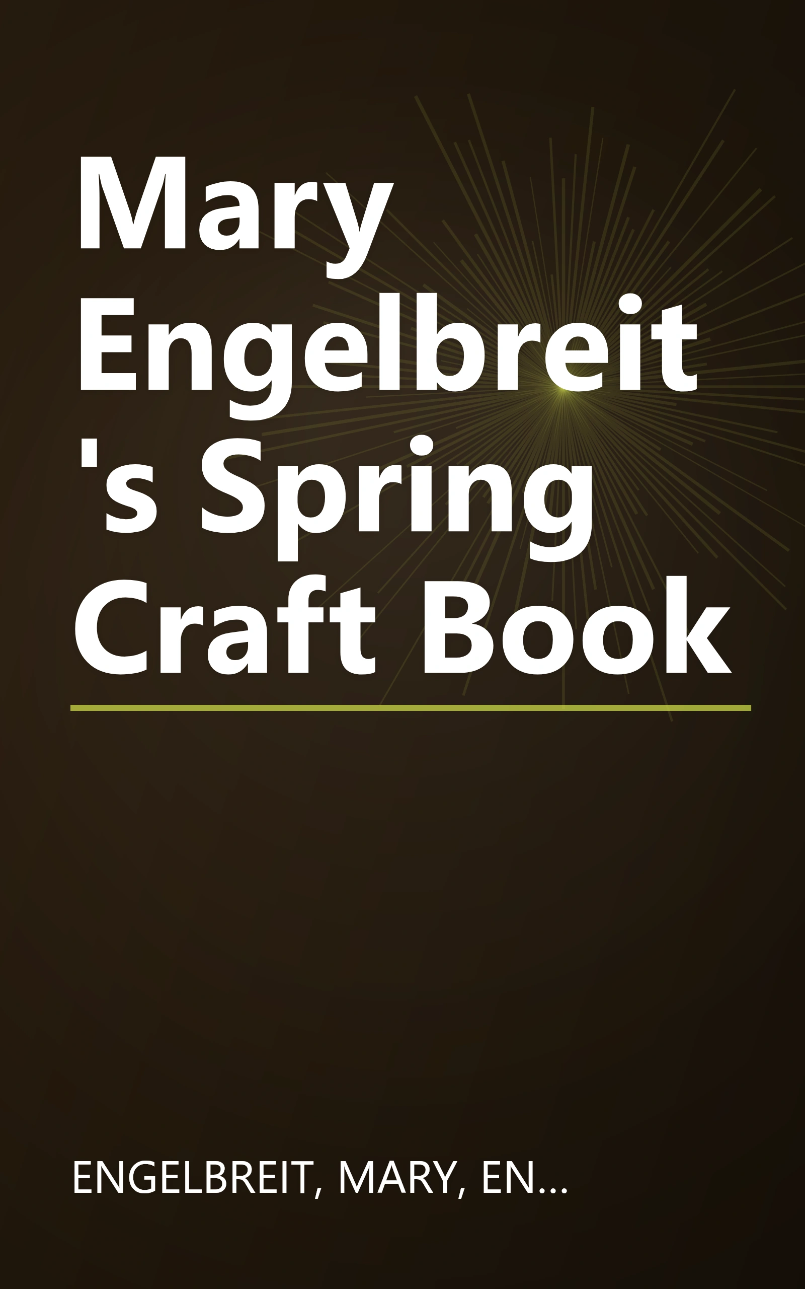 Mary Engelbreit's Spring Craft Book book cover