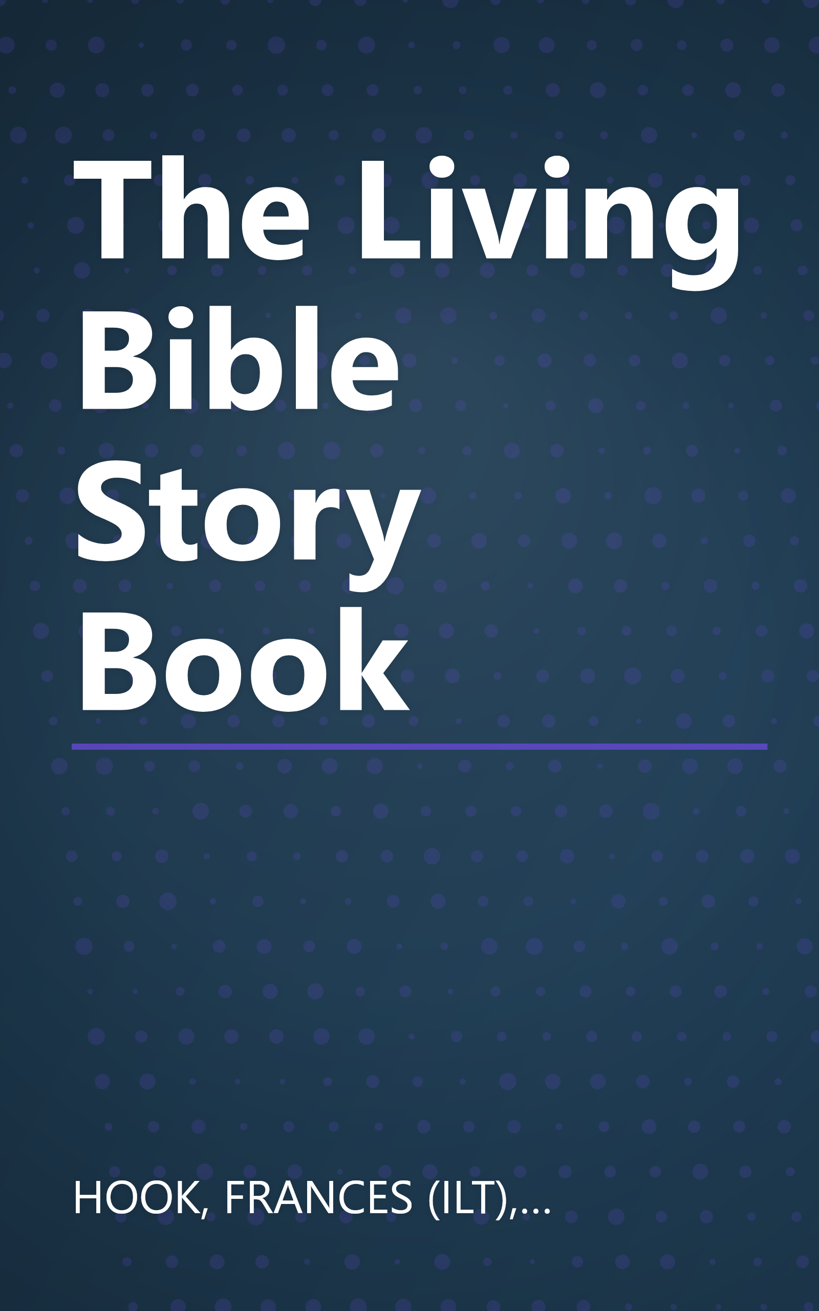 The Living Bible Story Book book cover
