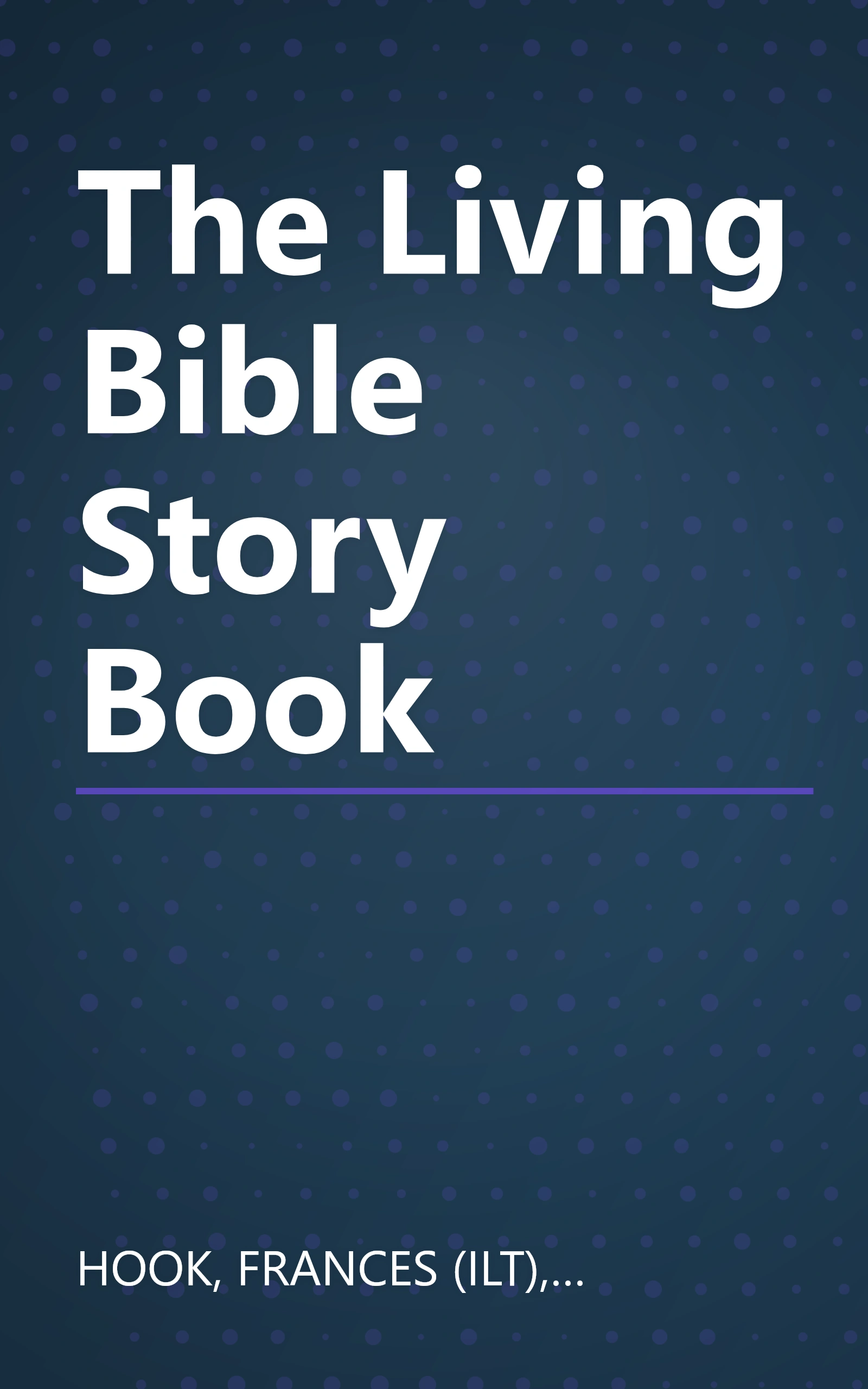 The Living Bible Story Book book cover