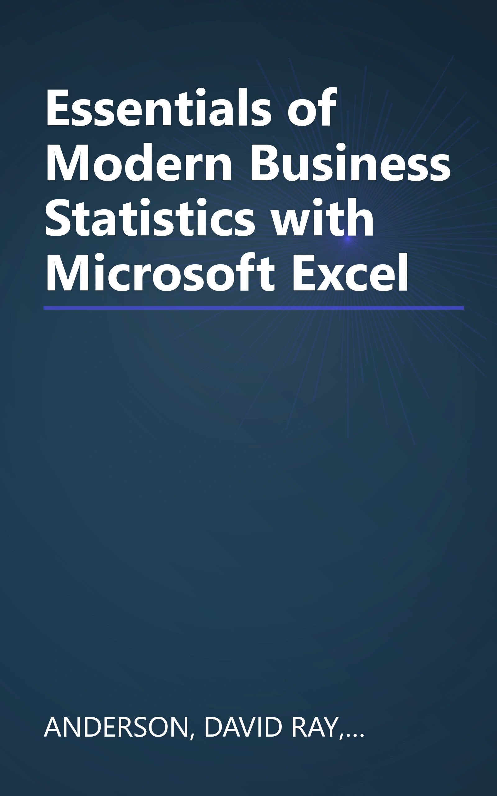 Essentials of Modern Business Statistics with Microsoft Excel book cover