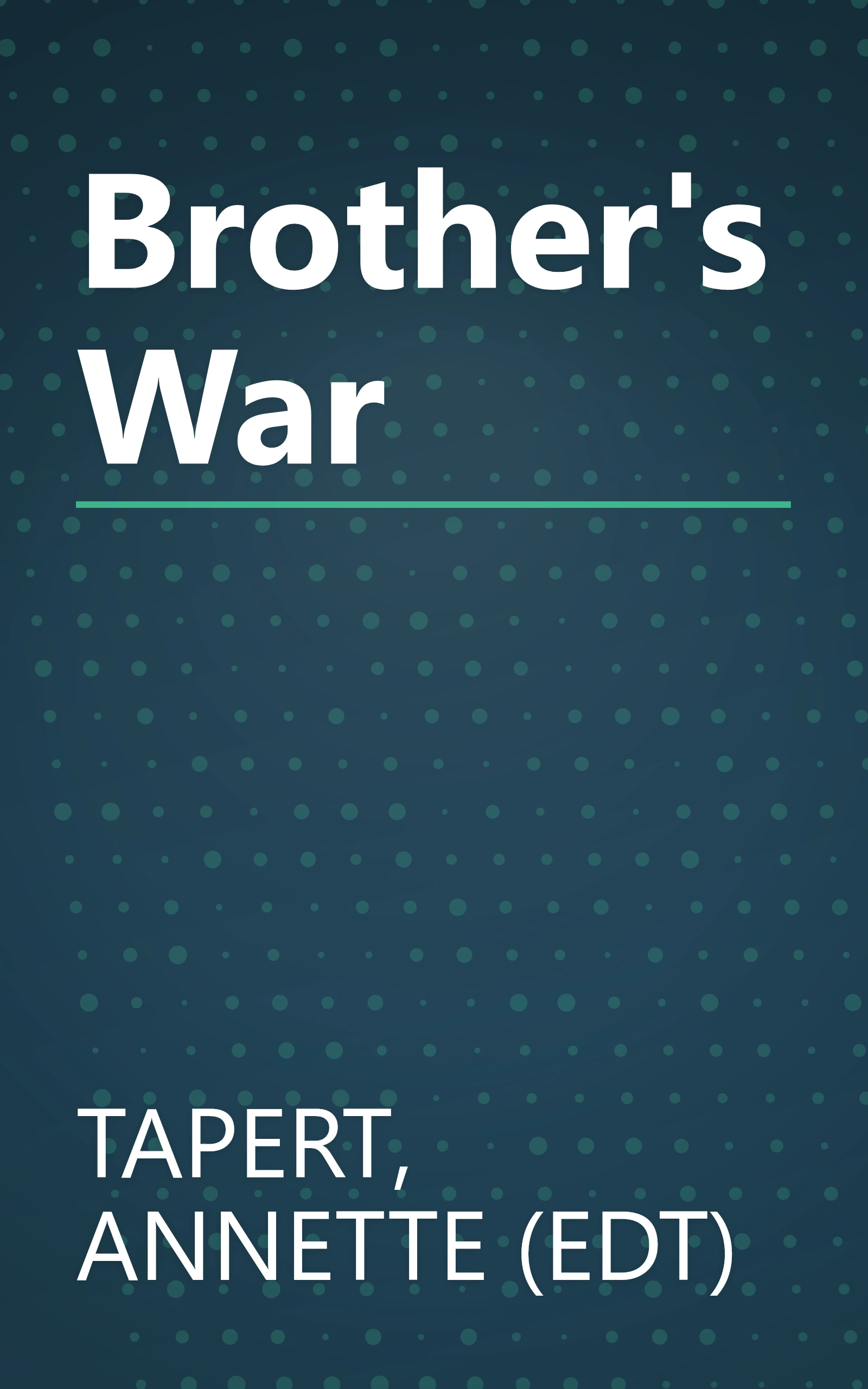 Brother's War book cover