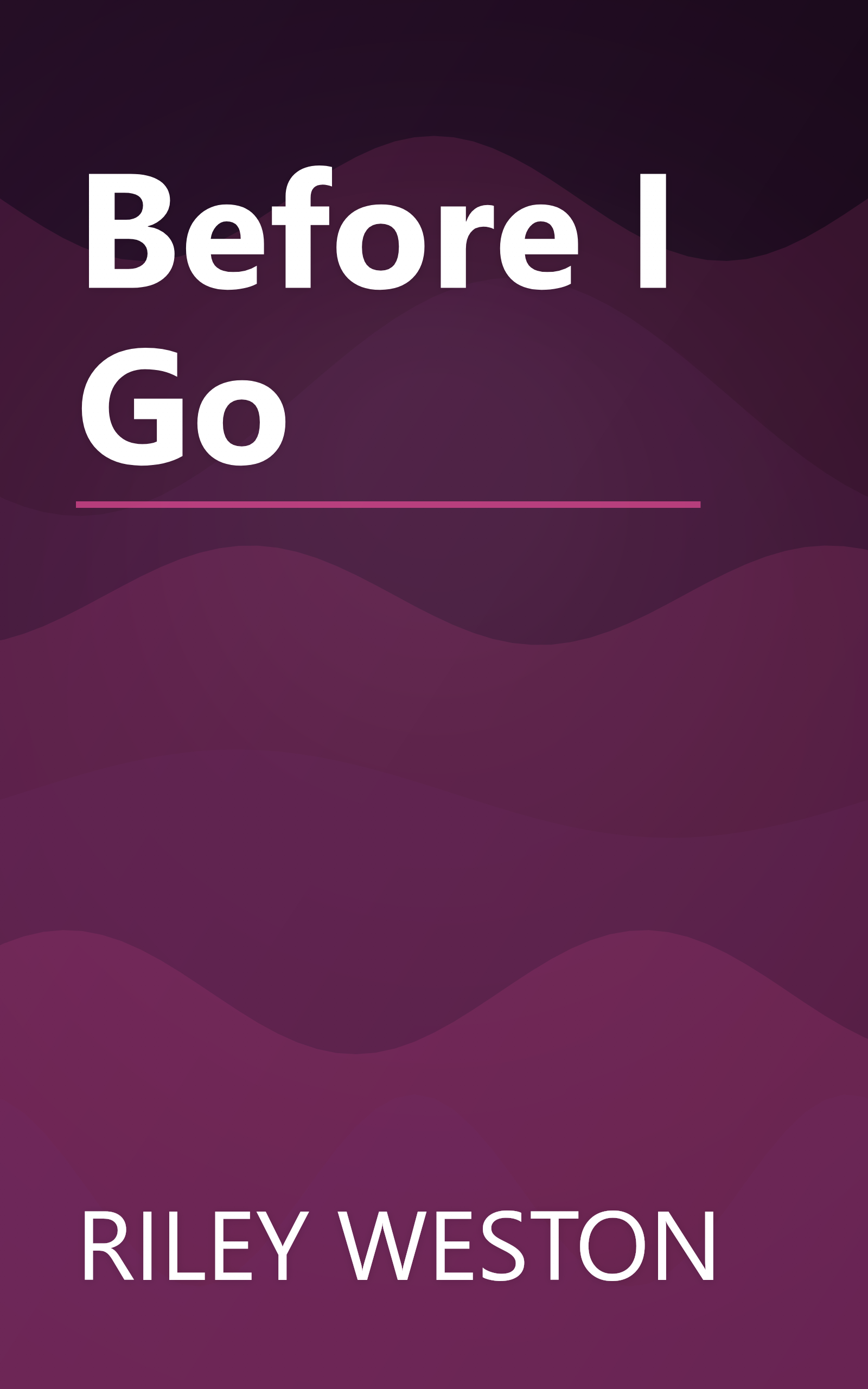 Before I Go book cover