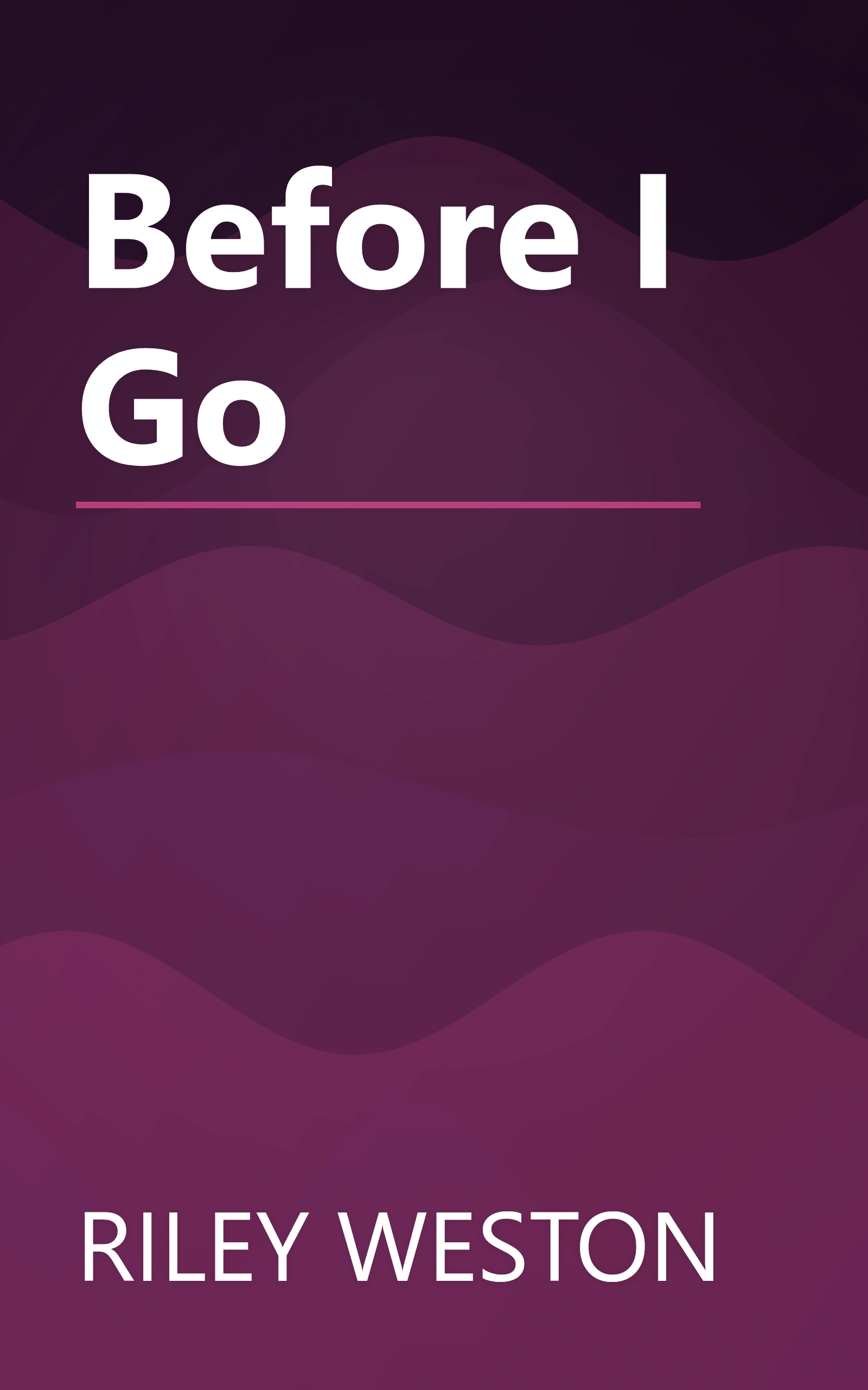 Before I Go book cover