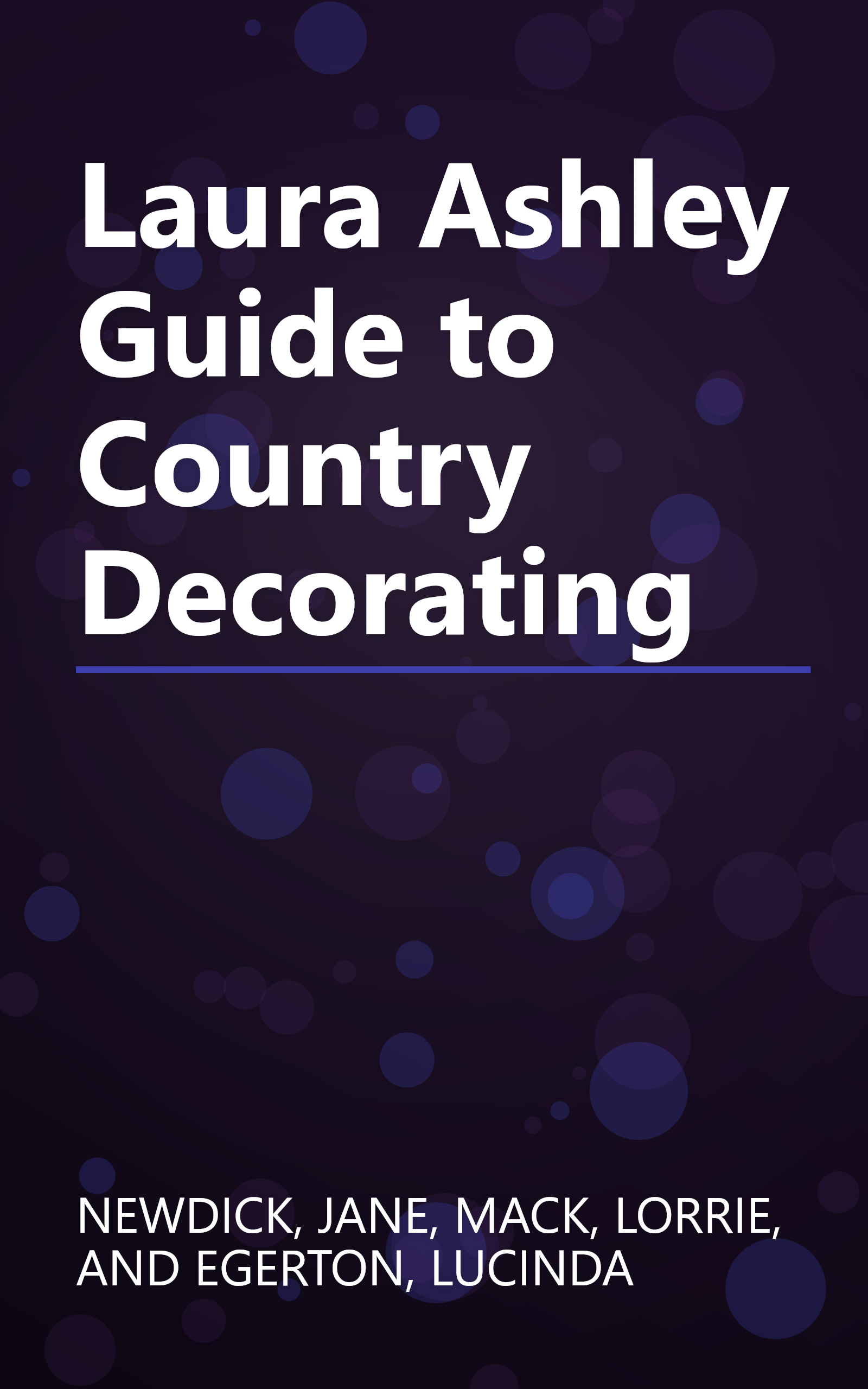 Laura Ashley Guide to Country Decorating book cover