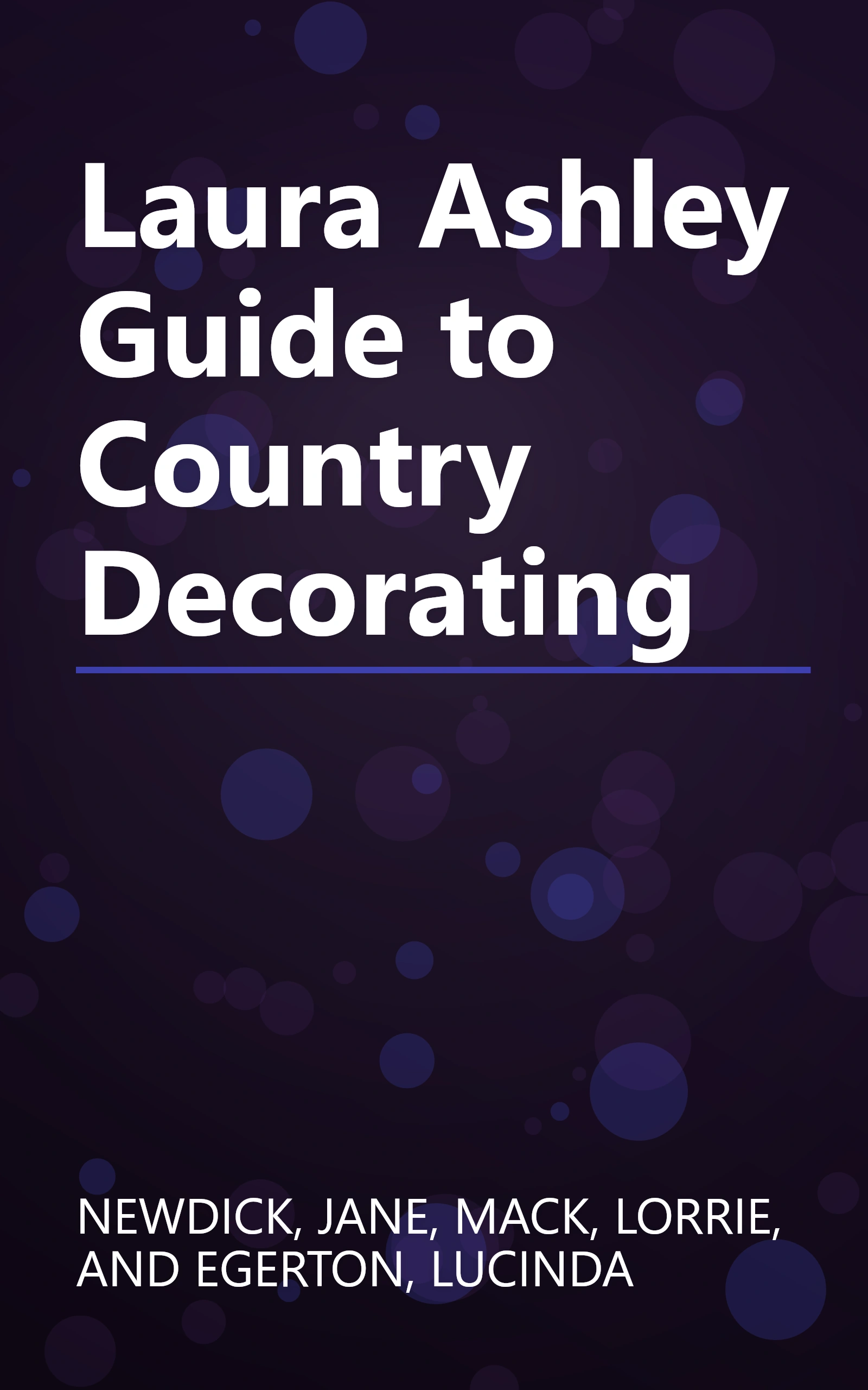 Laura Ashley Guide to Country Decorating book cover