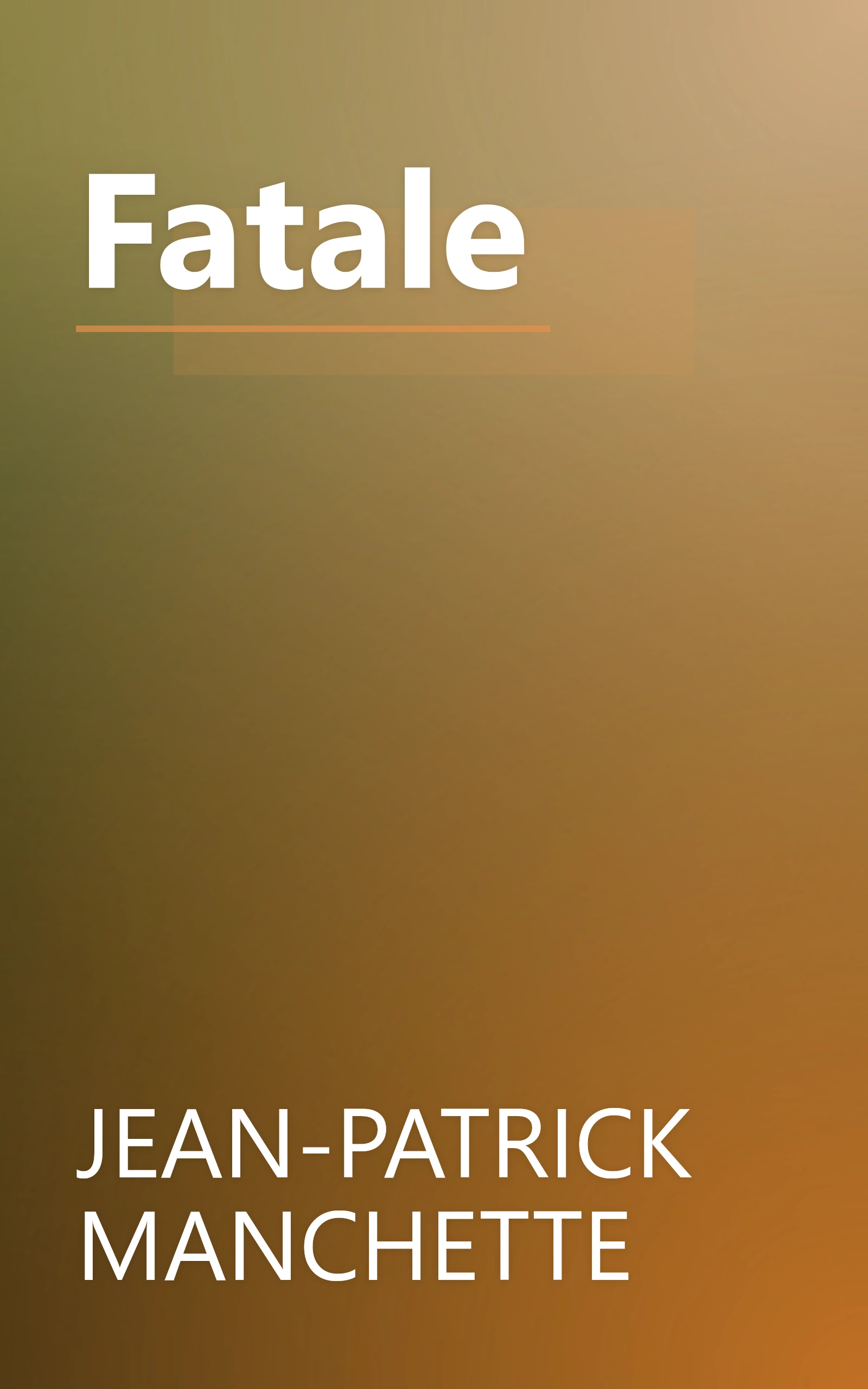 Fatale book cover