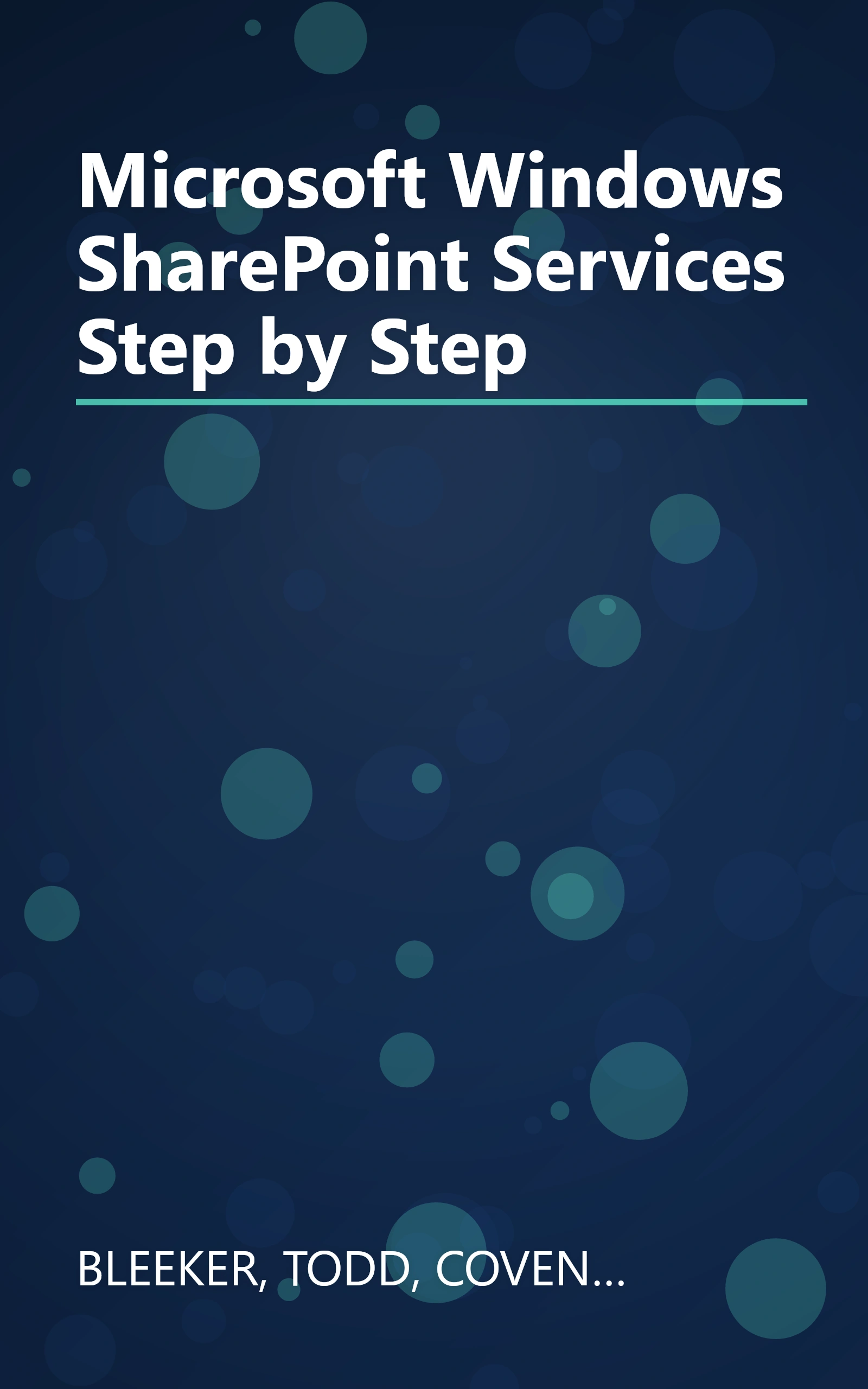 Microsoft Windows SharePoint Services Step by Step book cover
