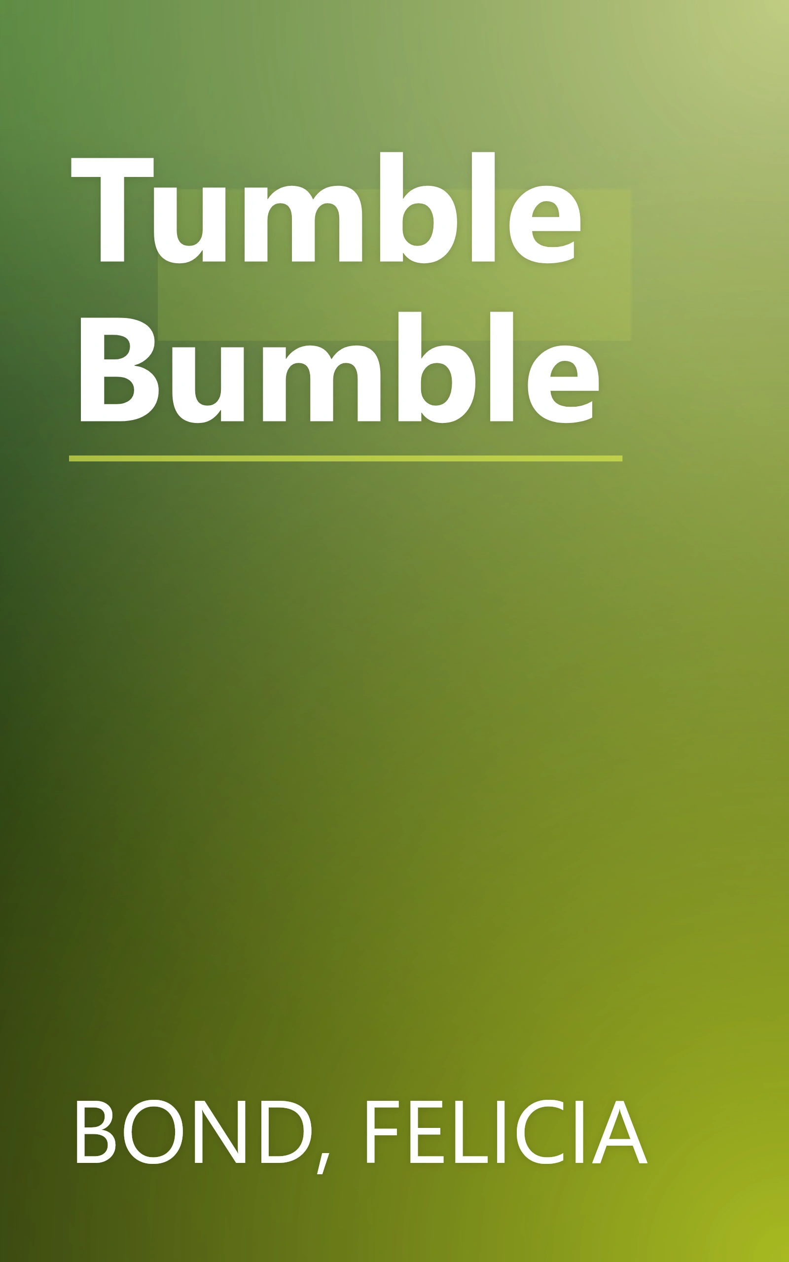 Tumble Bumble book cover