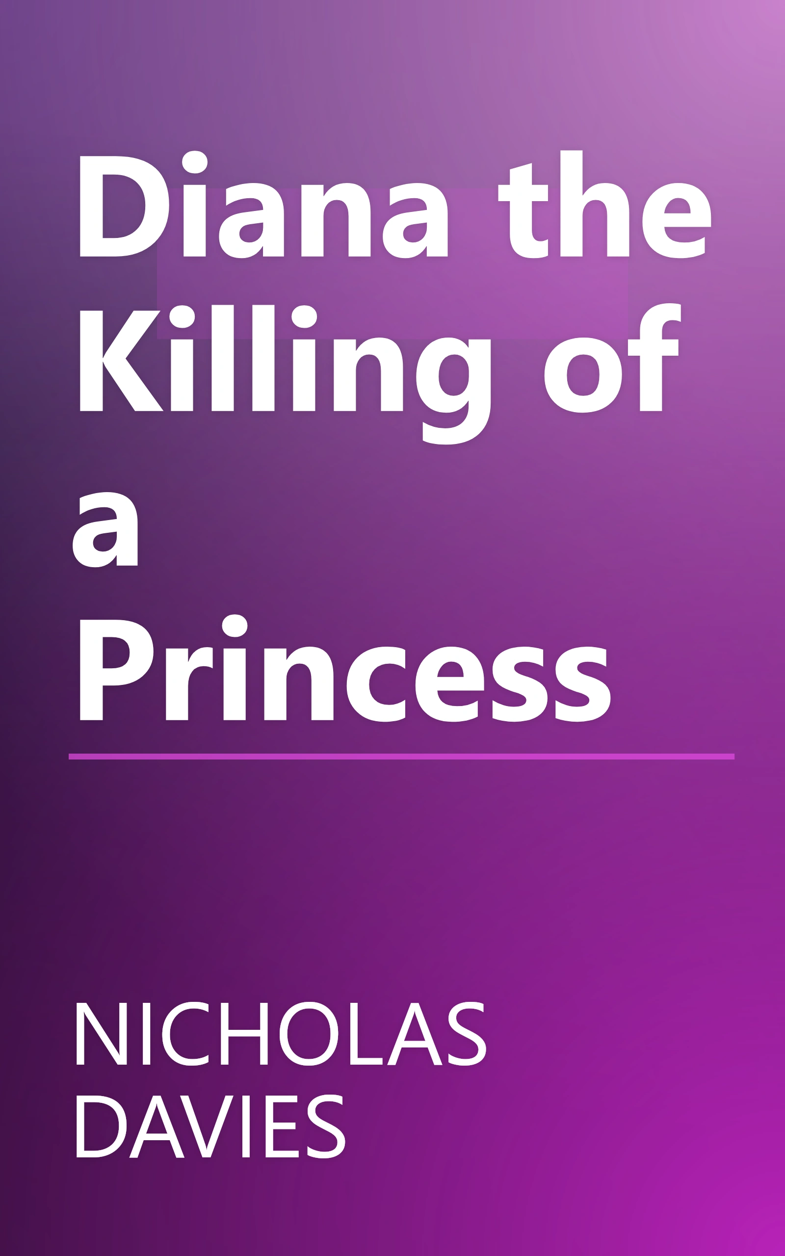 Diana the Killing of a Princess book cover