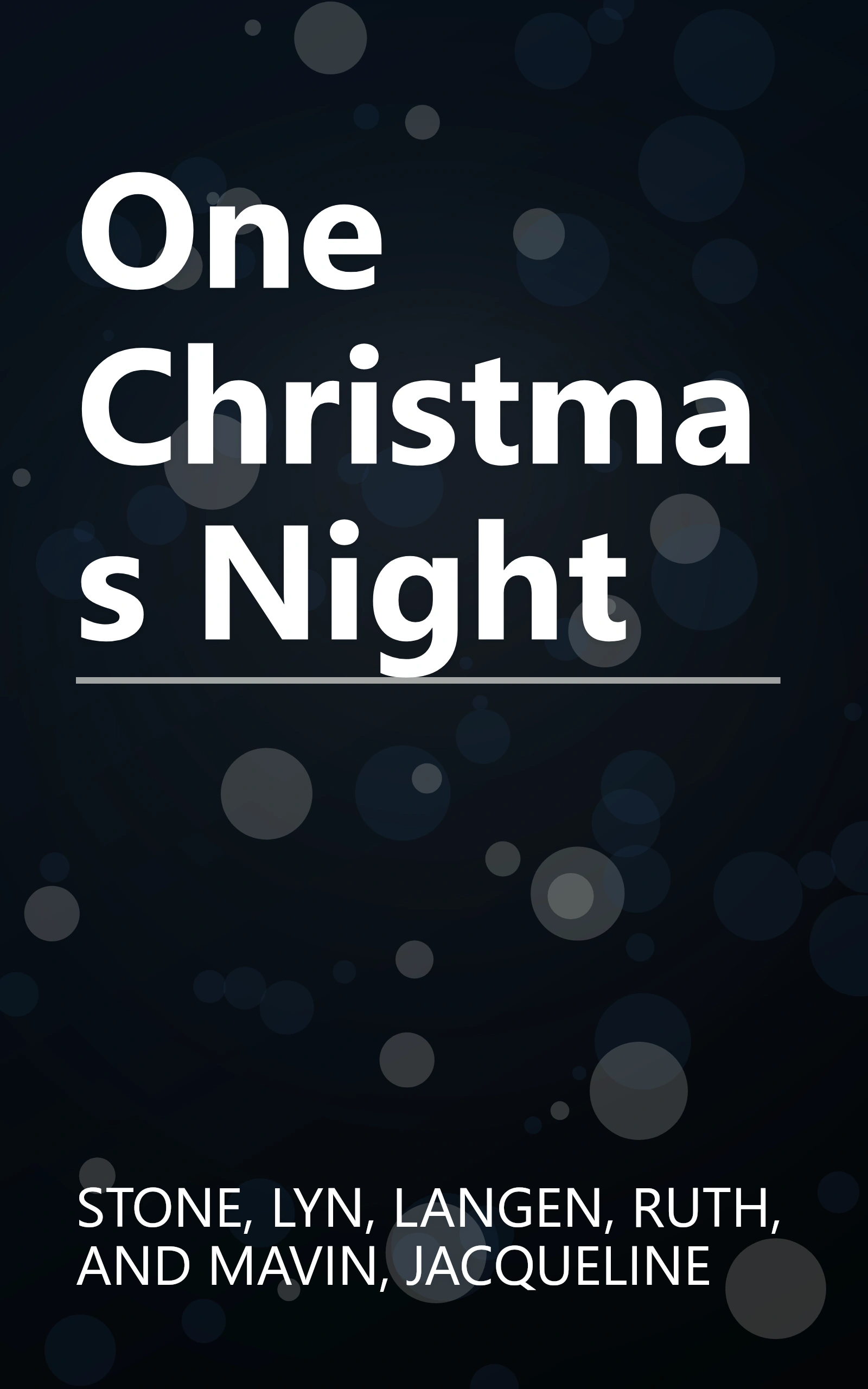 One Christmas Night book cover