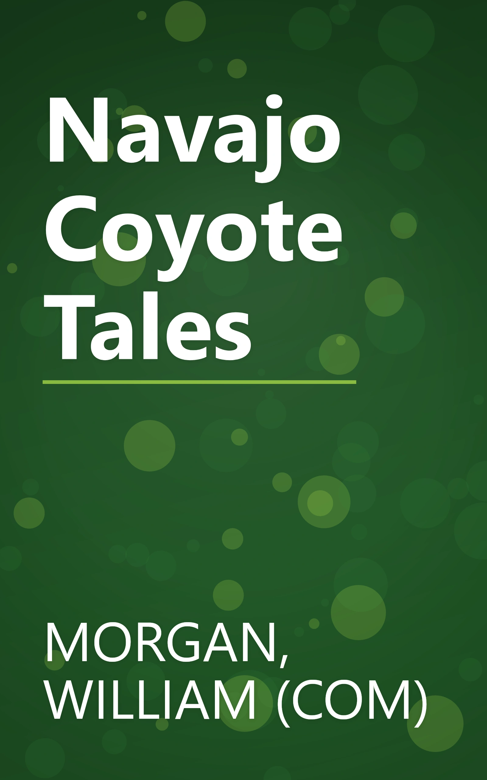 Navajo Coyote Tales book cover
