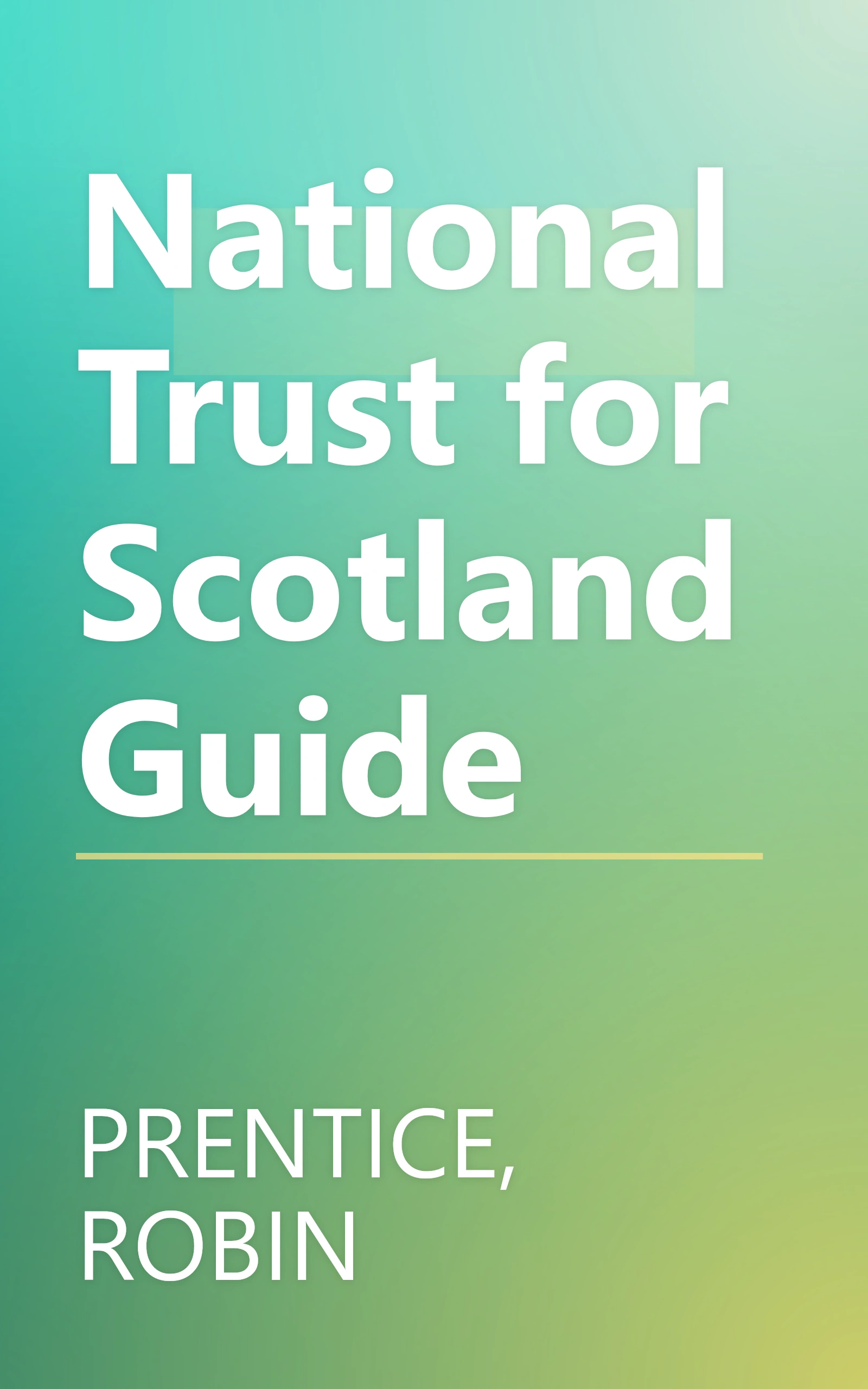 National Trust for Scotland Guide book cover