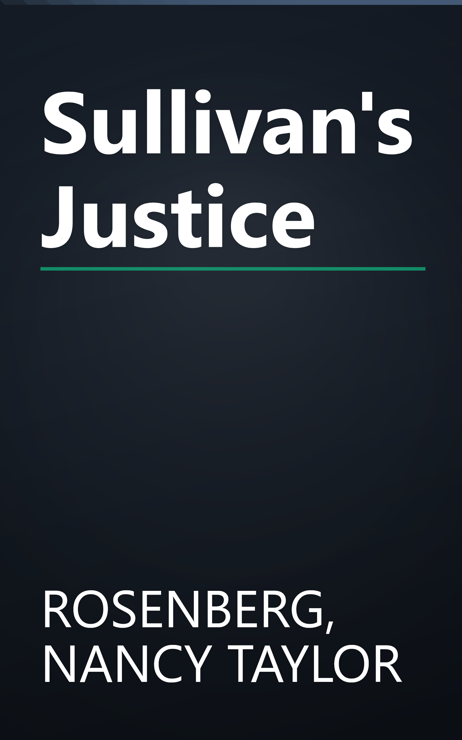 Sullivan's Justice book cover