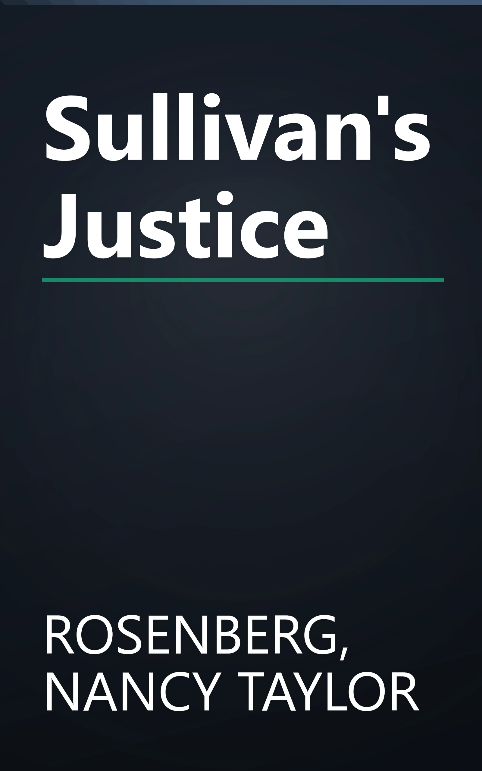 Sullivan's Justice book cover