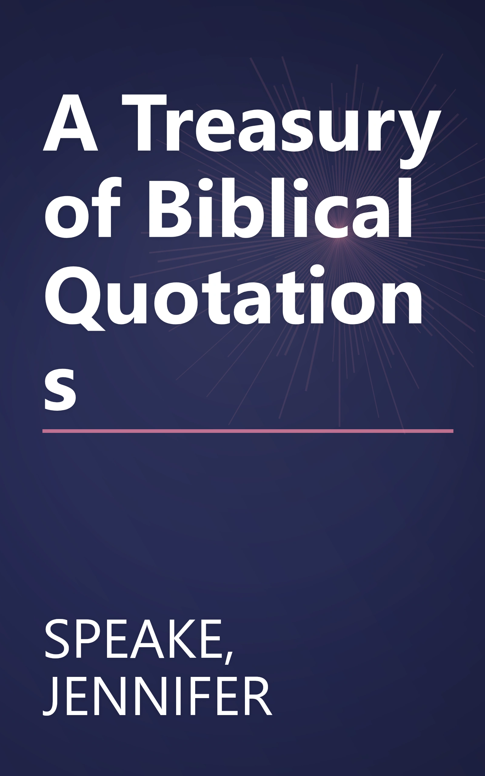 A Treasury of Biblical Quotations book cover