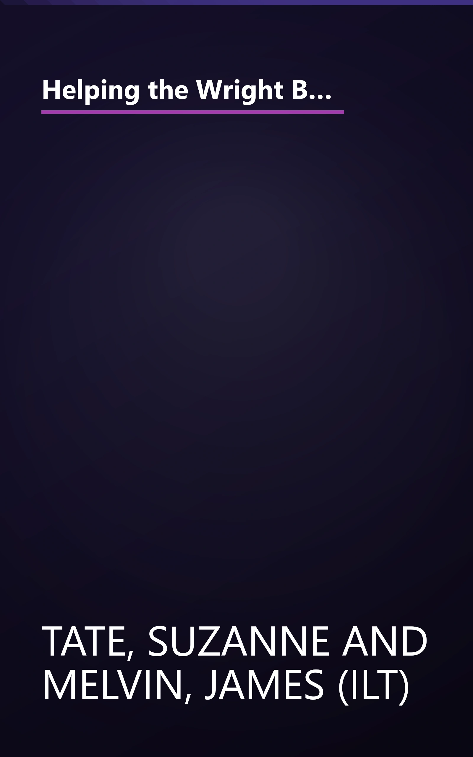 Helping the Wright Brothers: A Tale of First Flight Helpers (No. 2 in Suzanne Tate's History Series) (Suzanne Tate's History Series, Volume 2) book cover