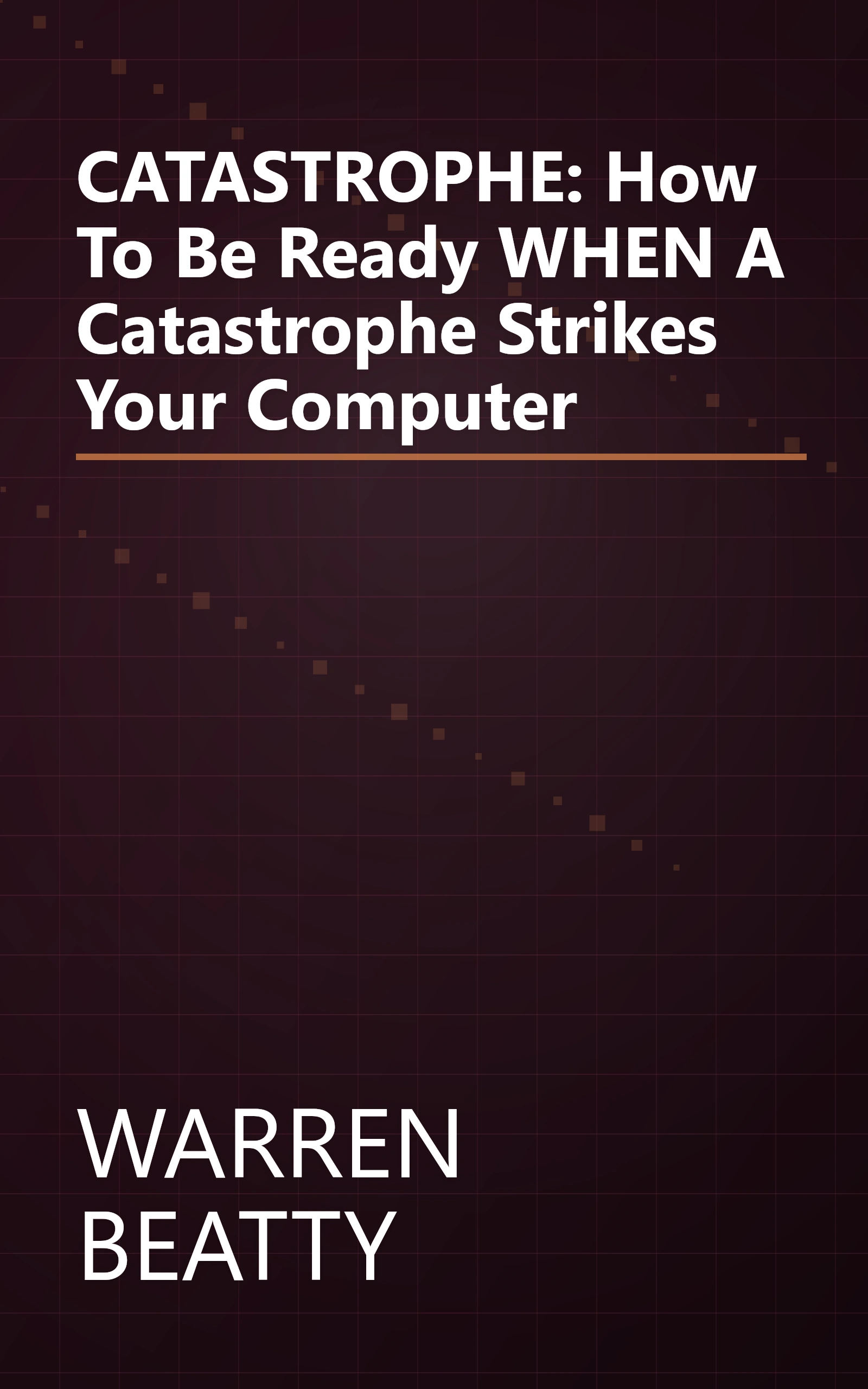 CATASTROPHE: How To Be Ready WHEN A Catastrophe Strikes Your Computer book cover