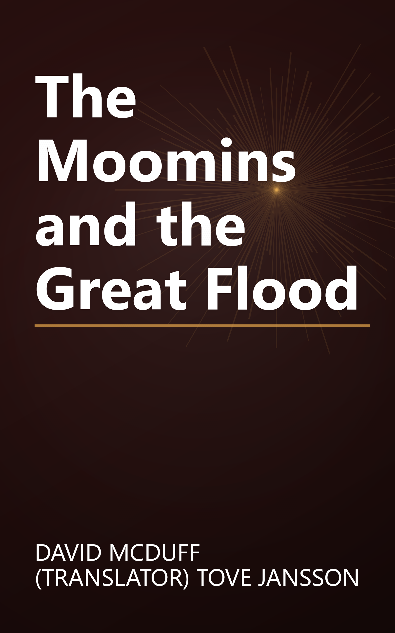 The Moomins and the Great Flood book cover