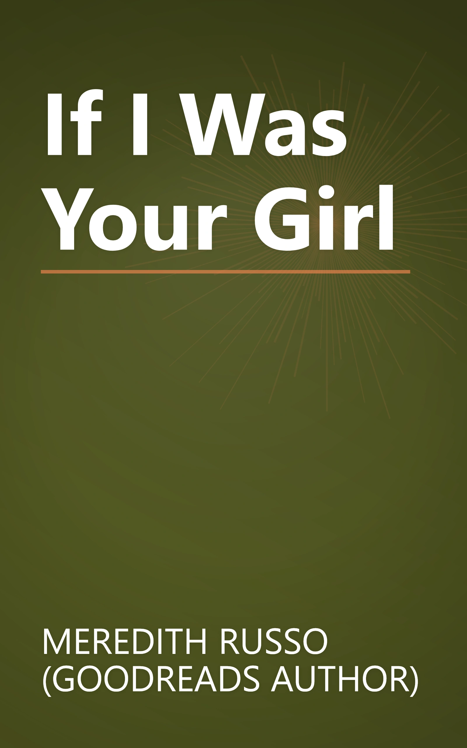 If I Was Your Girl book cover