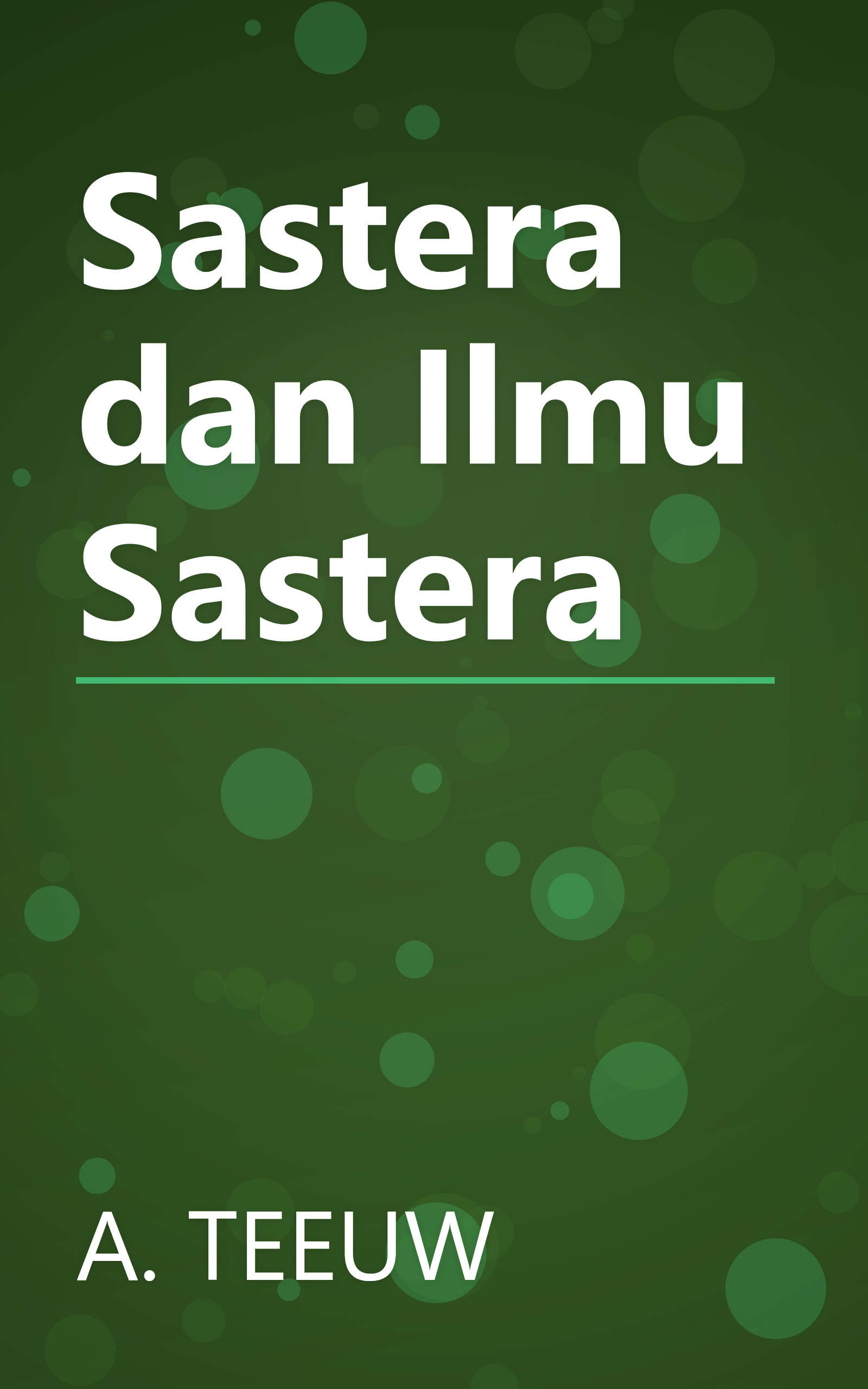 Sastera dan Ilmu Sastera book cover