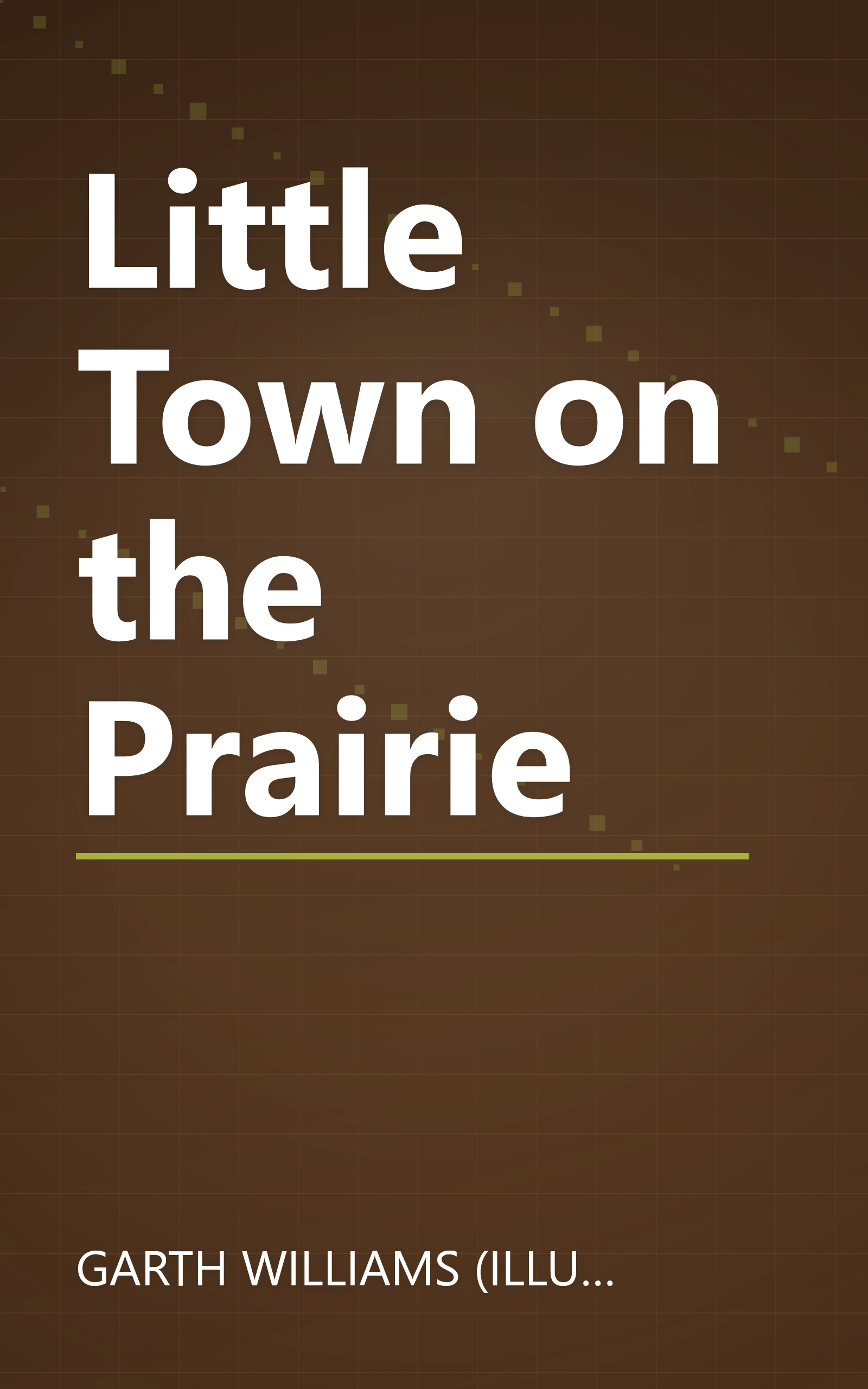Little Town on the Prairie book cover