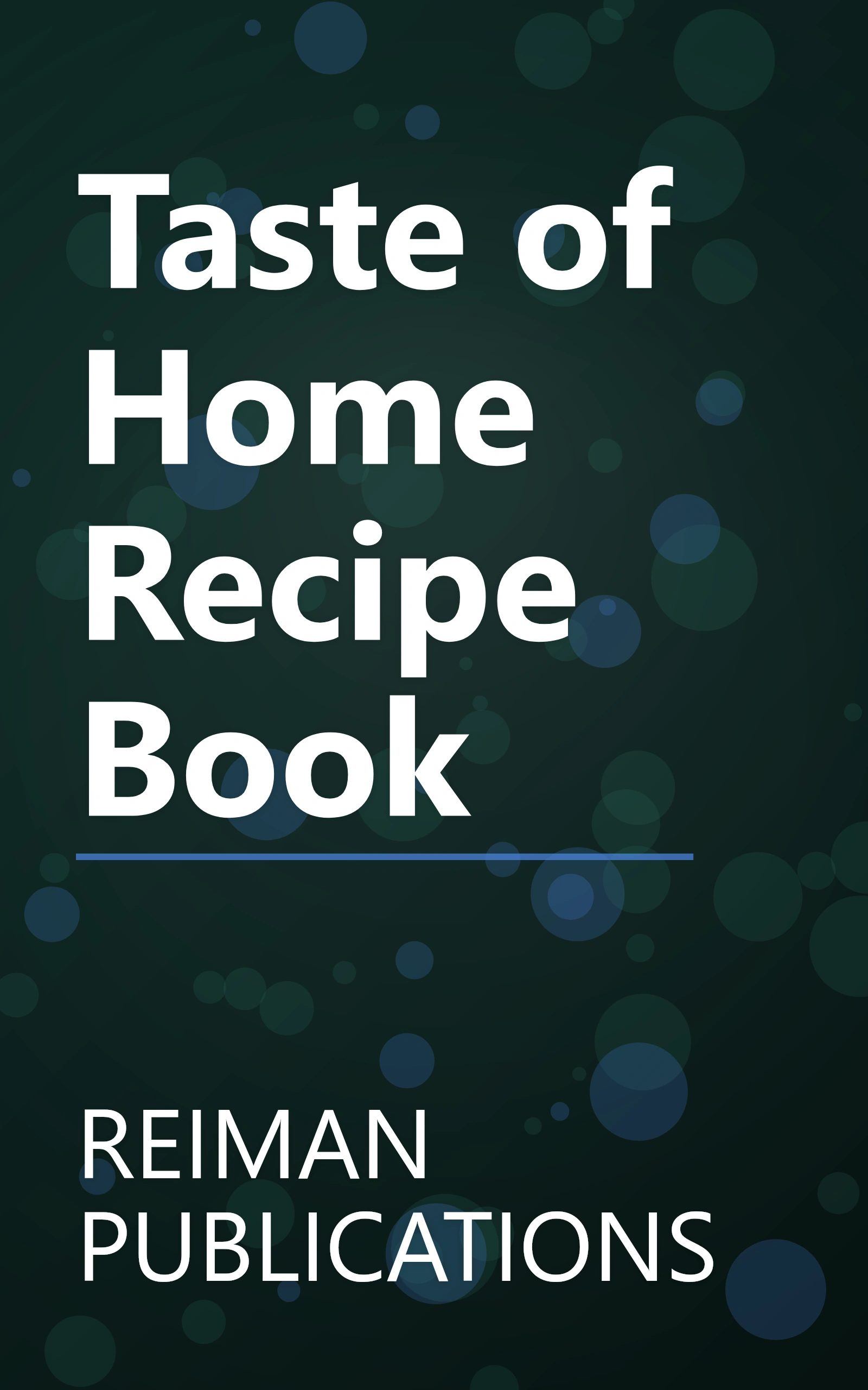 Taste of Home Recipe Book book cover