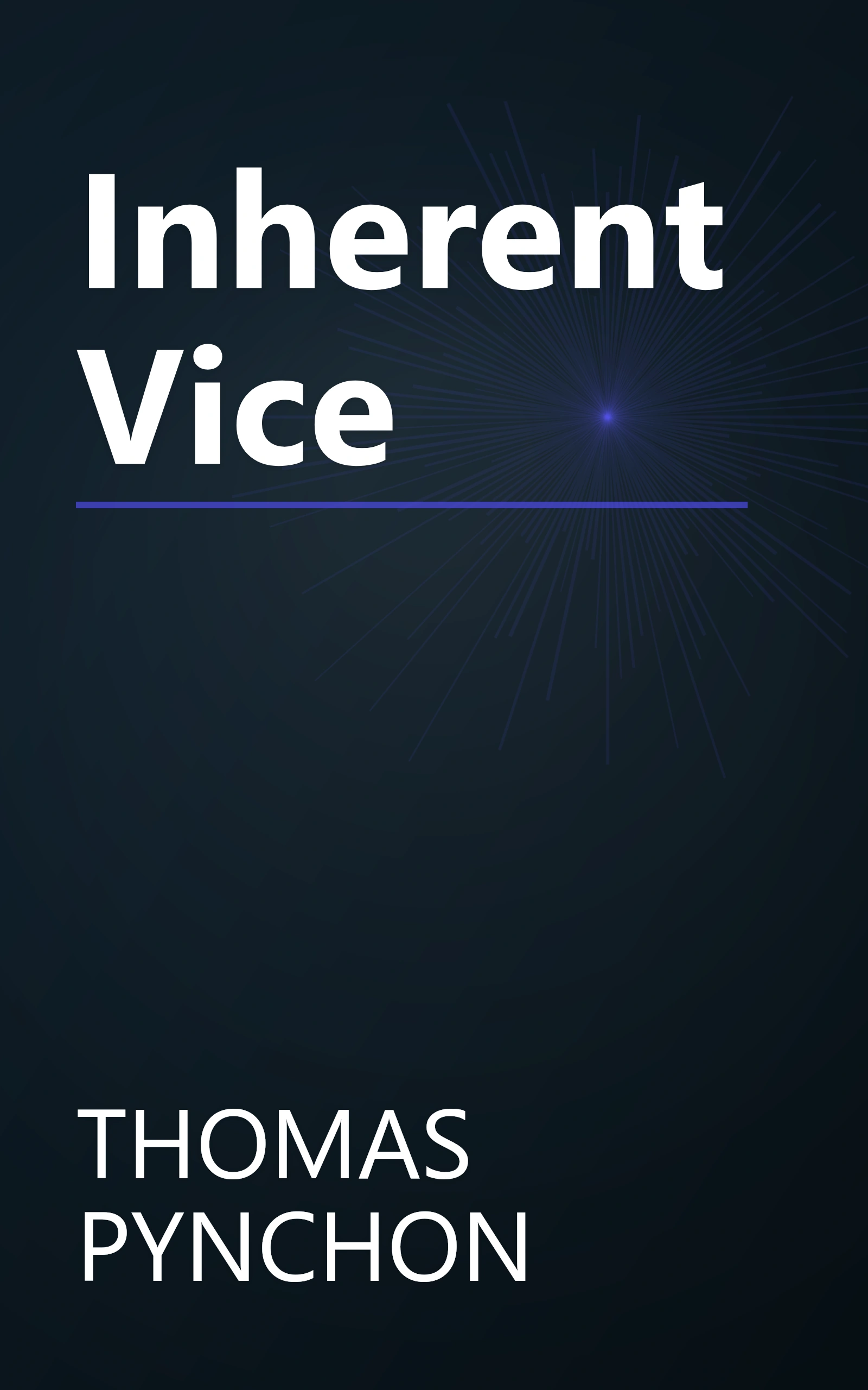 Inherent Vice book cover