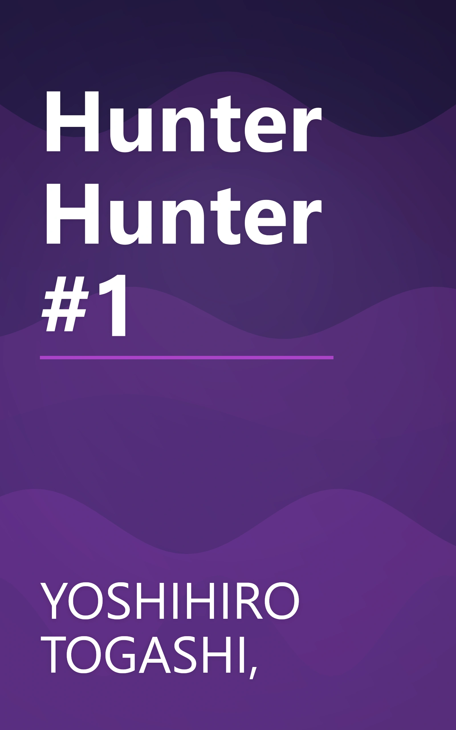 Hunter  Hunter #1 book cover