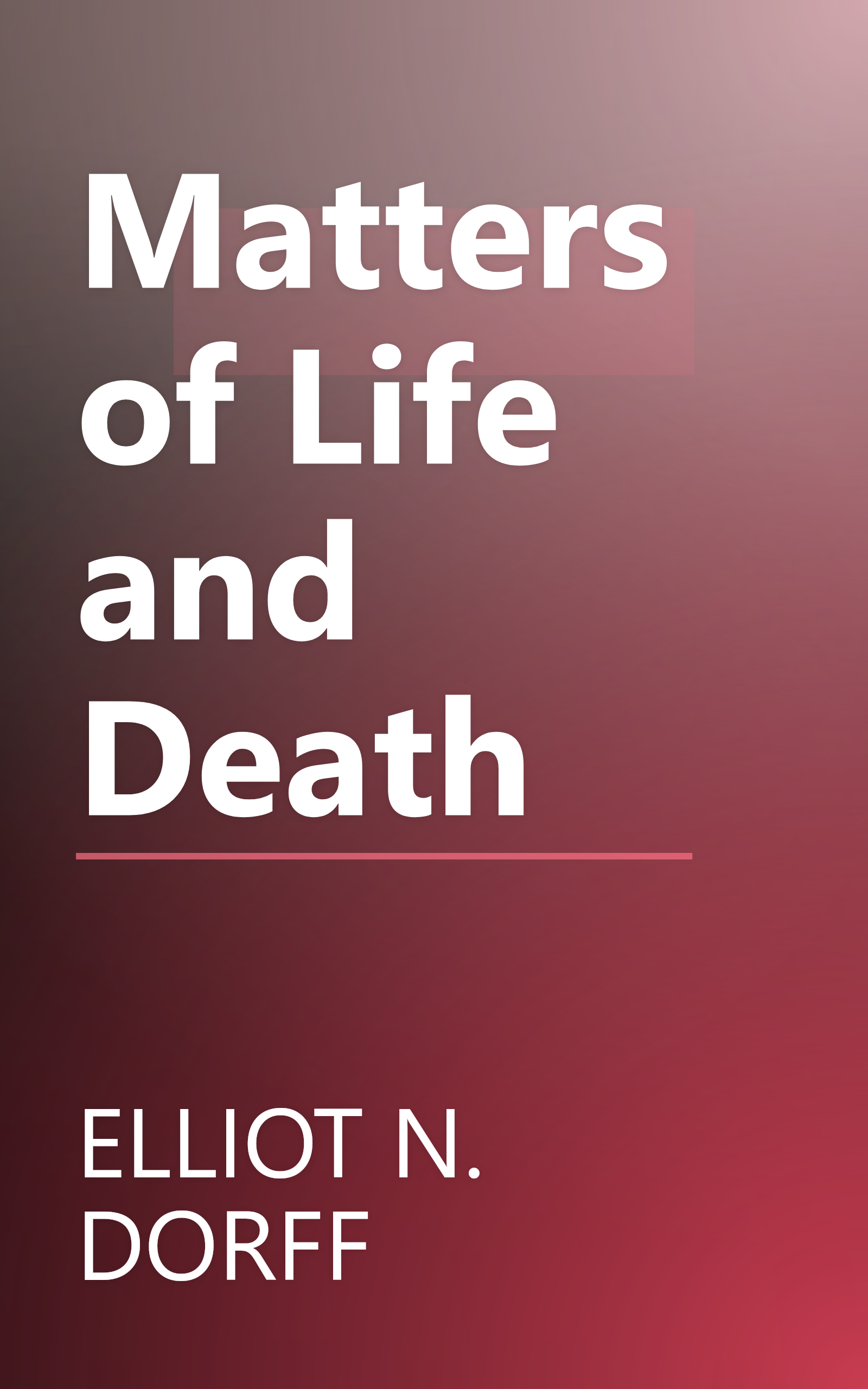 Matters of Life and Death book cover