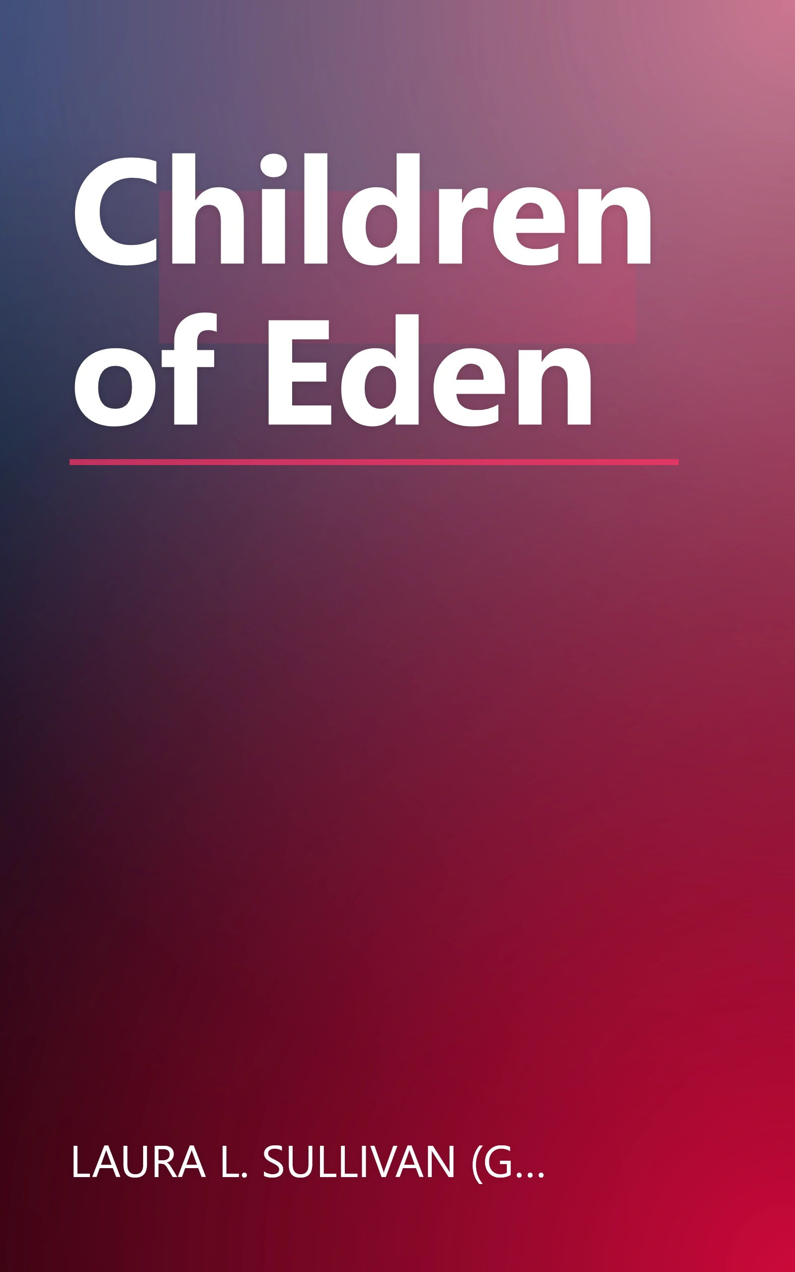 Children of Eden book cover