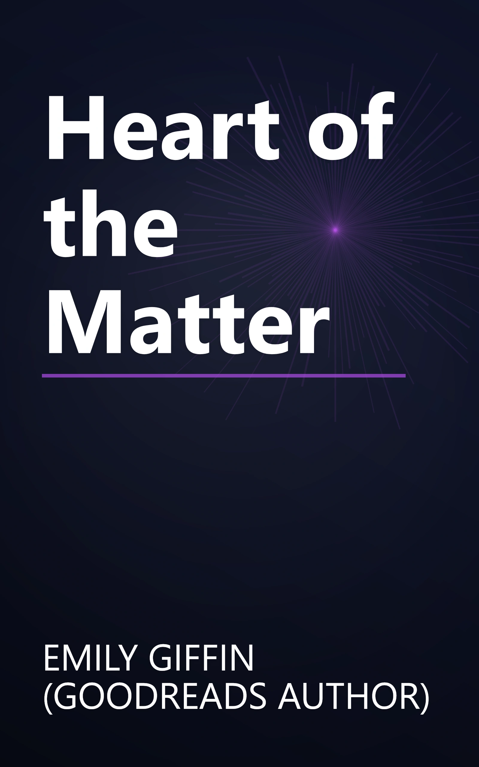 Heart of the Matter book cover