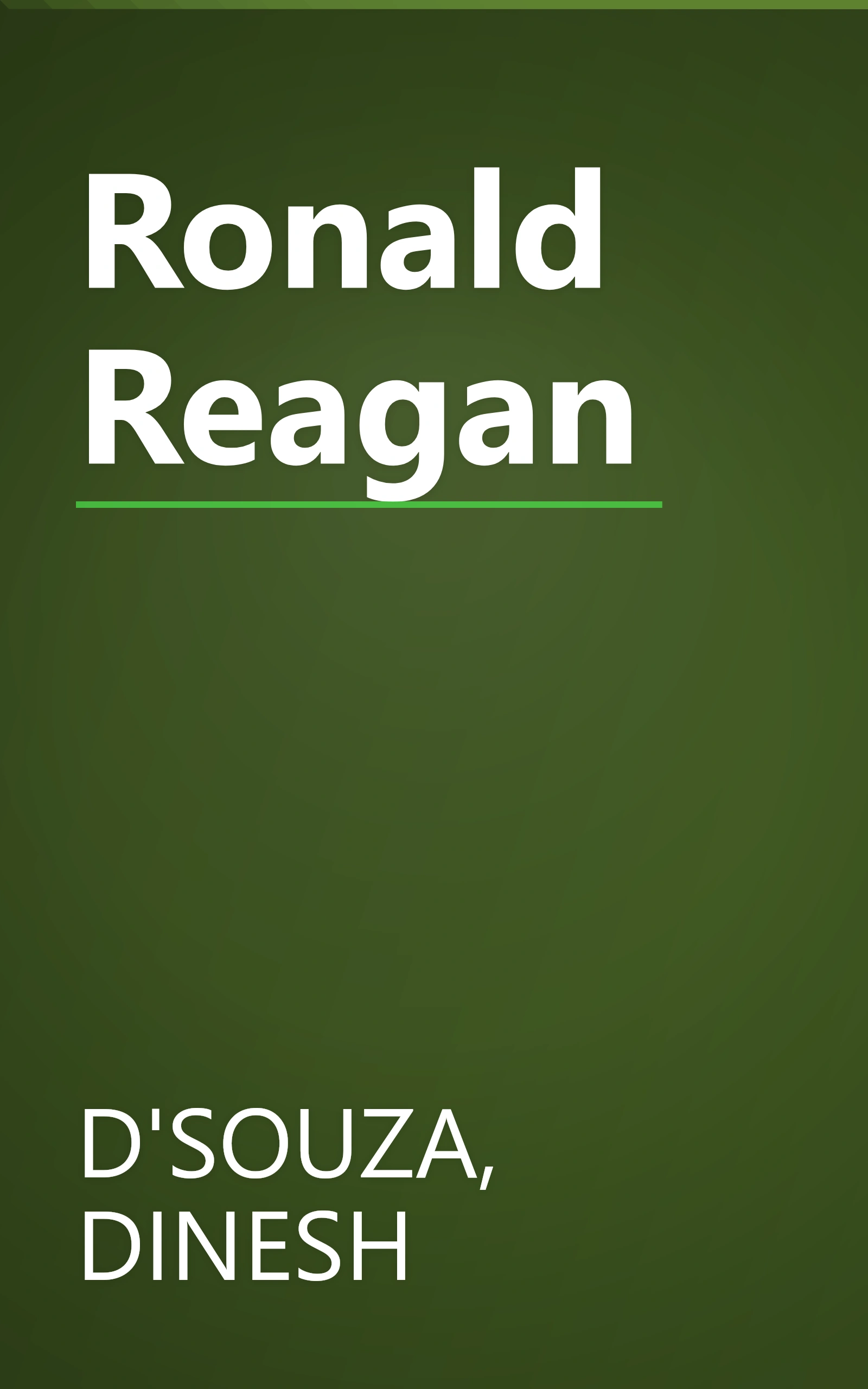 Ronald Reagan book cover
