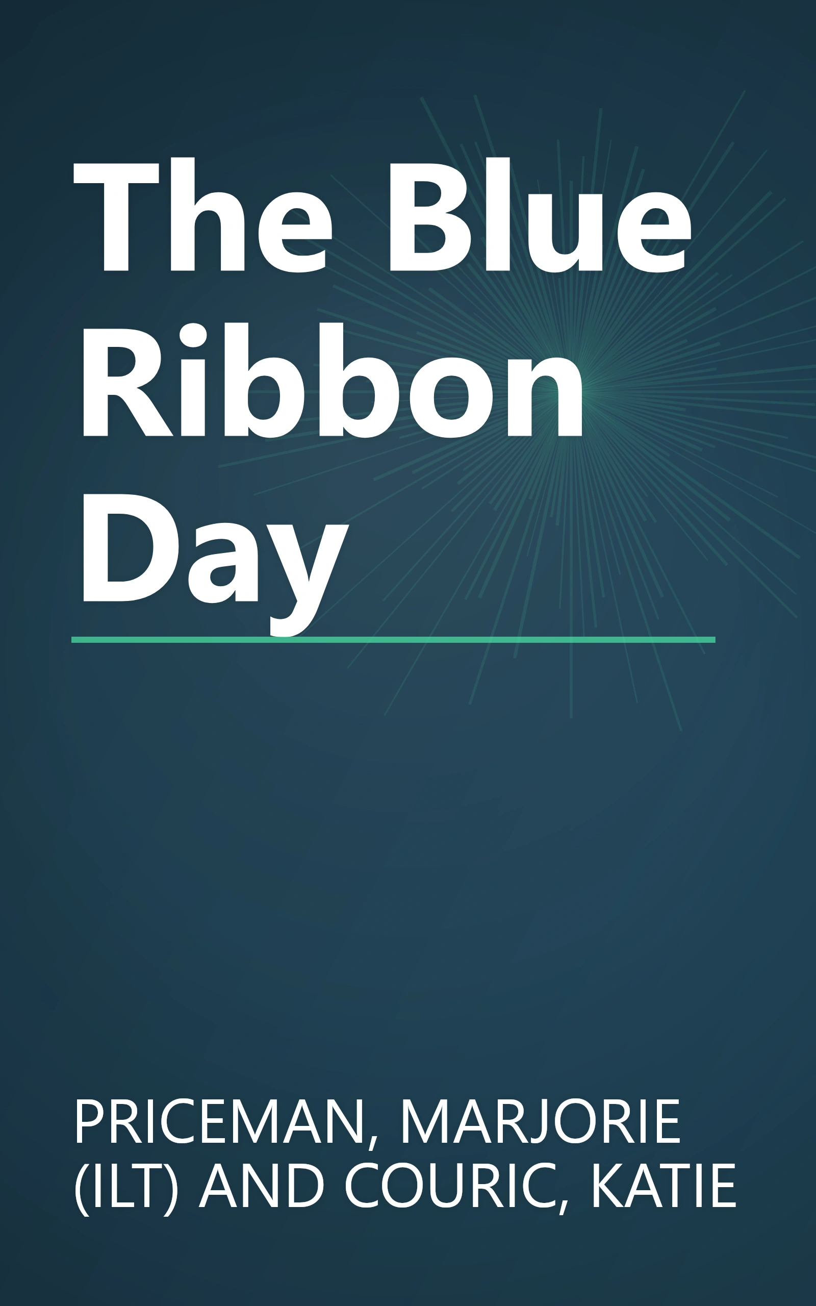 The Blue Ribbon Day book cover