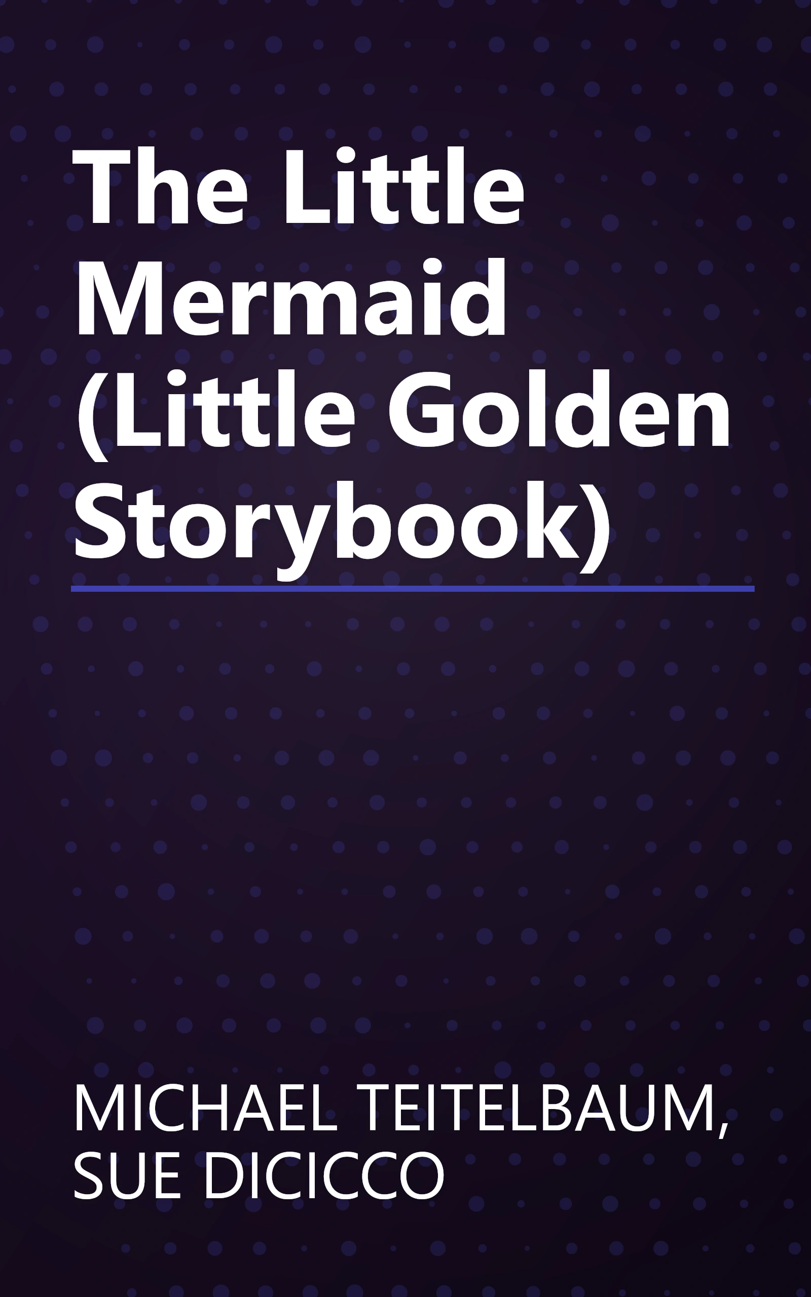 The Little Mermaid (Little Golden Storybook) book cover