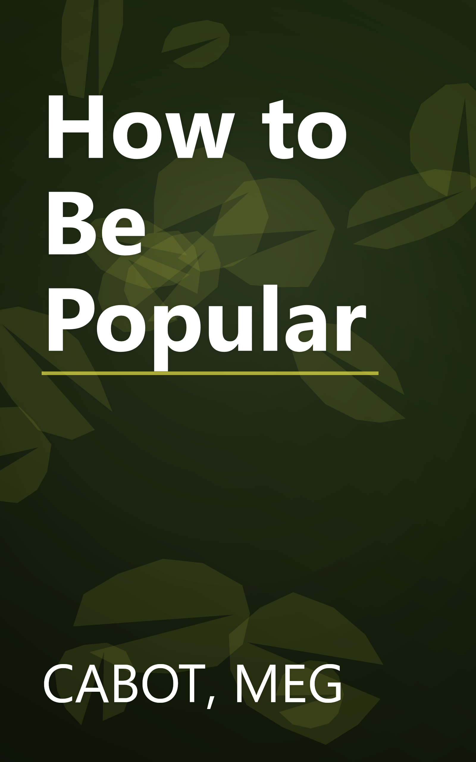 How to Be Popular book cover