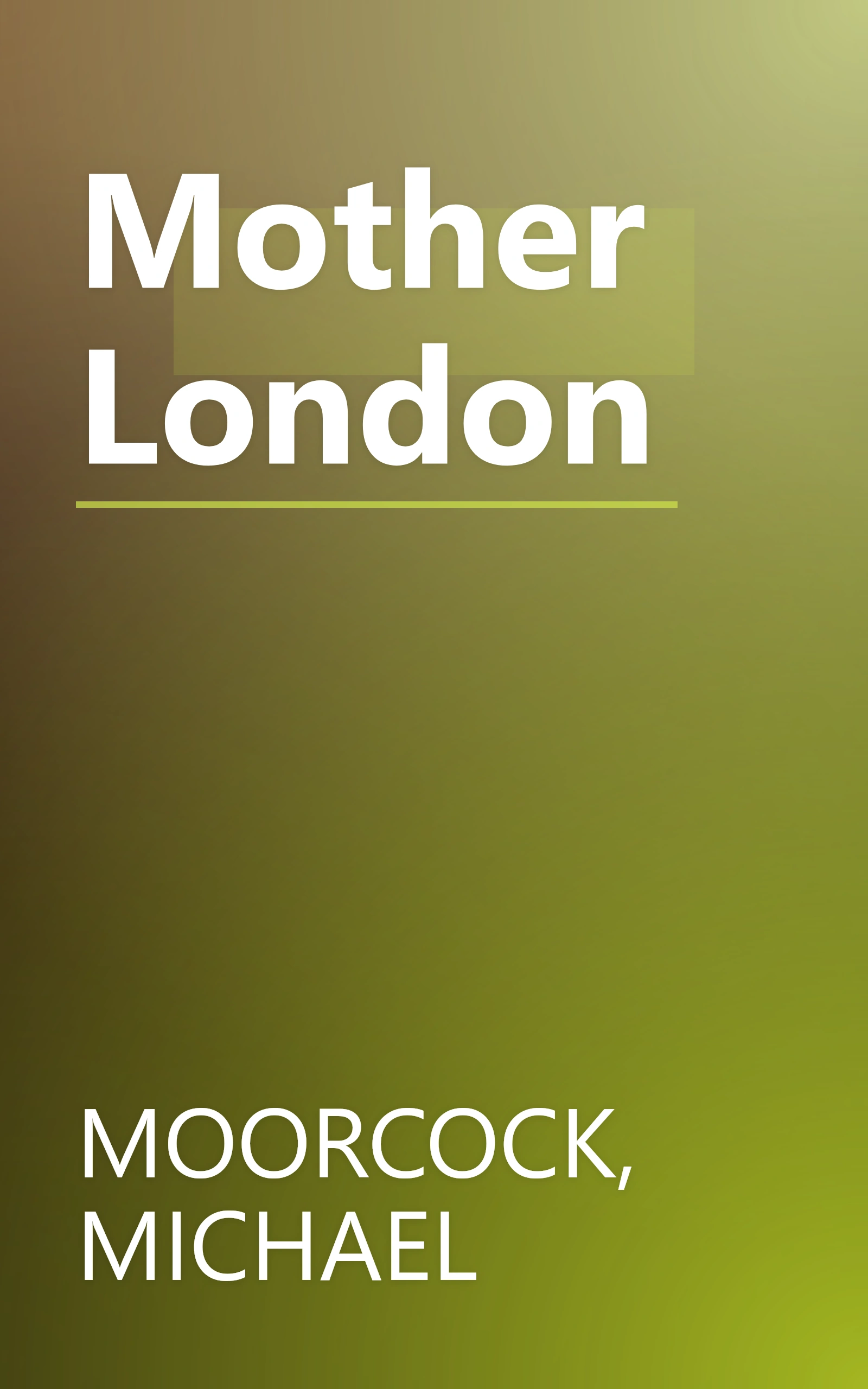 Mother London book cover