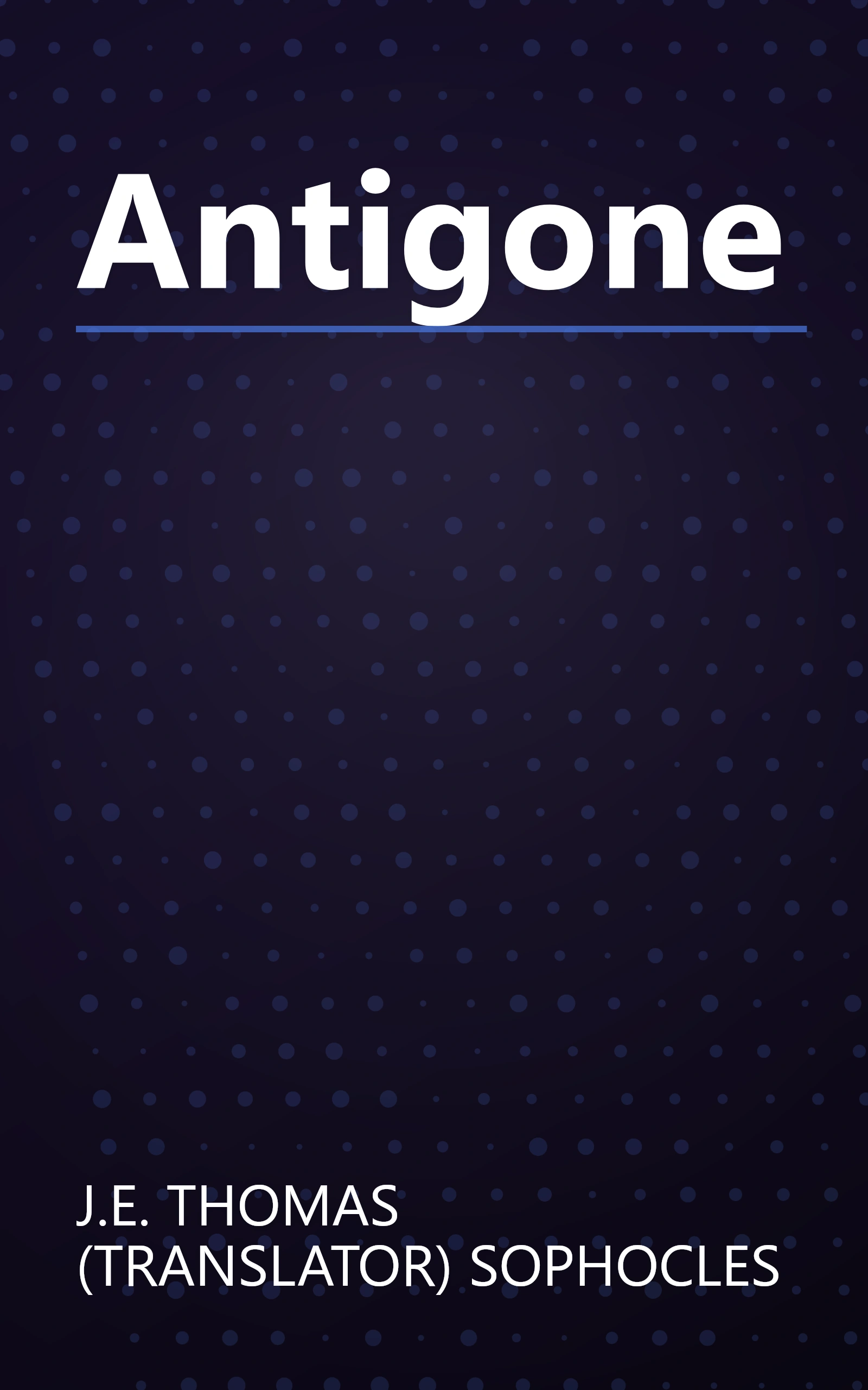 Antigone book cover
