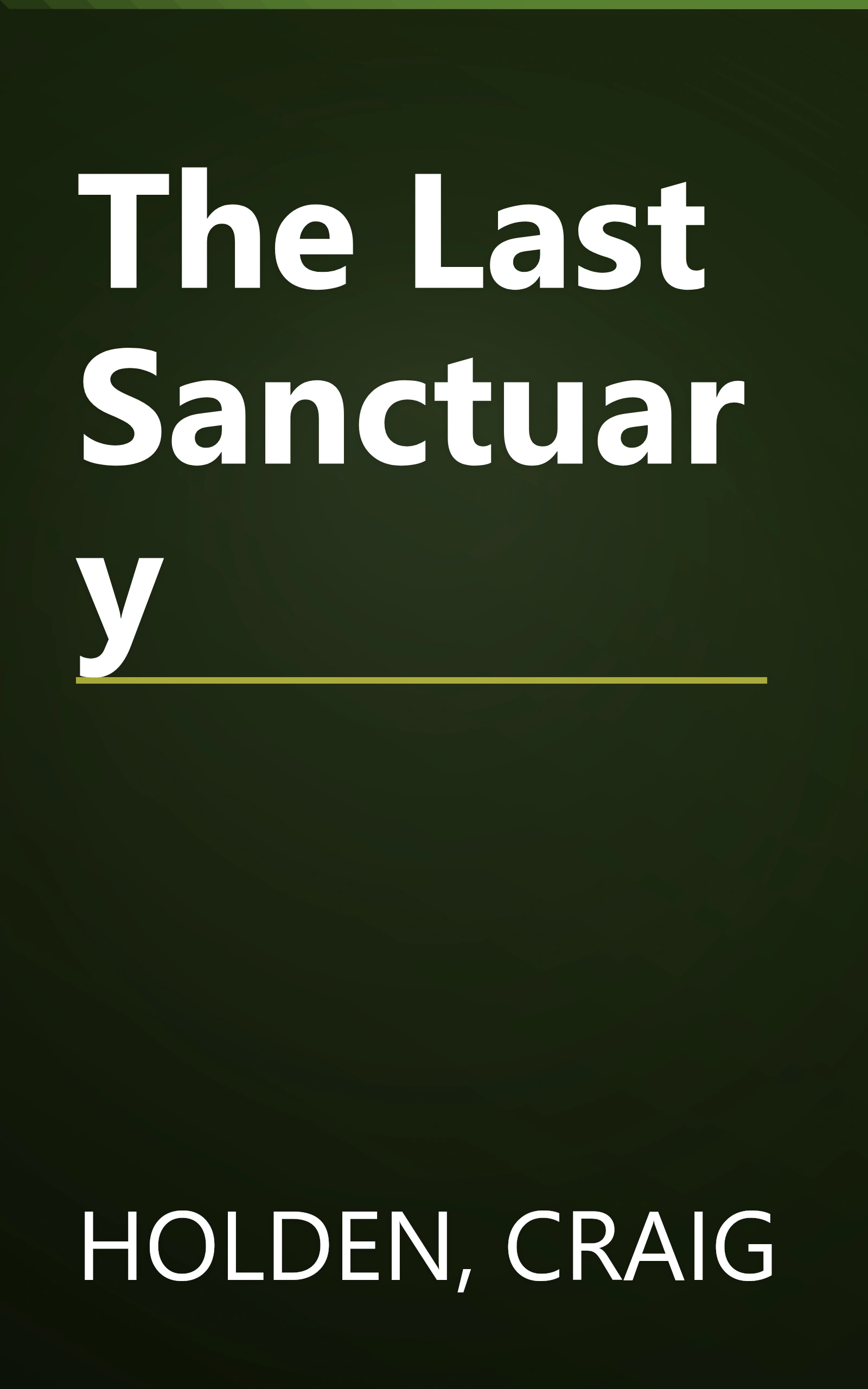 The Last Sanctuary book cover