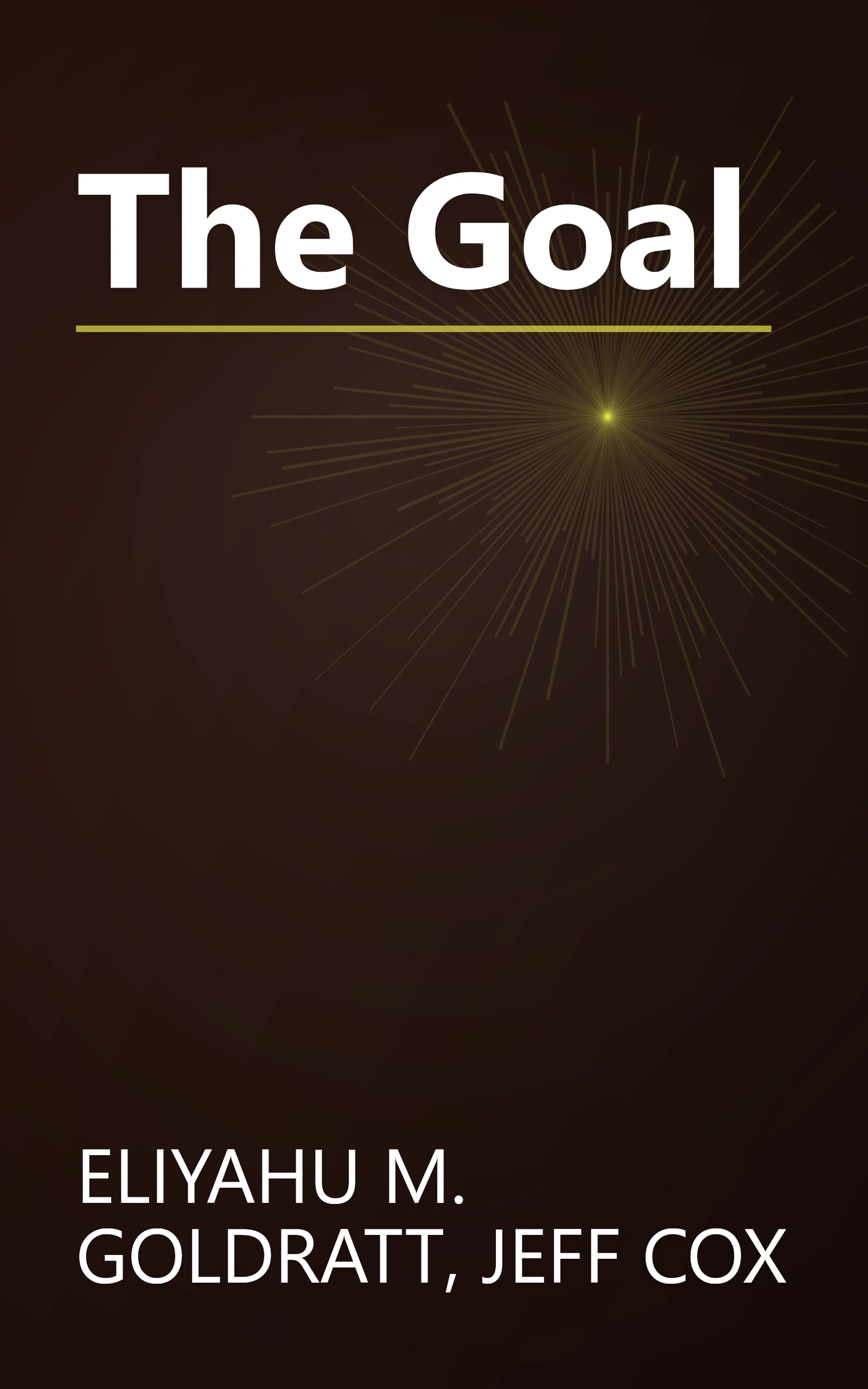 The Goal book cover